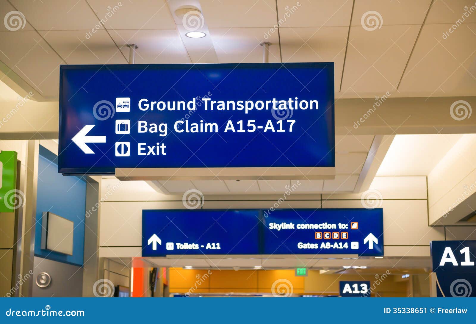 Arrival and Departure Gates Sign Stock Image - Image of direction ...