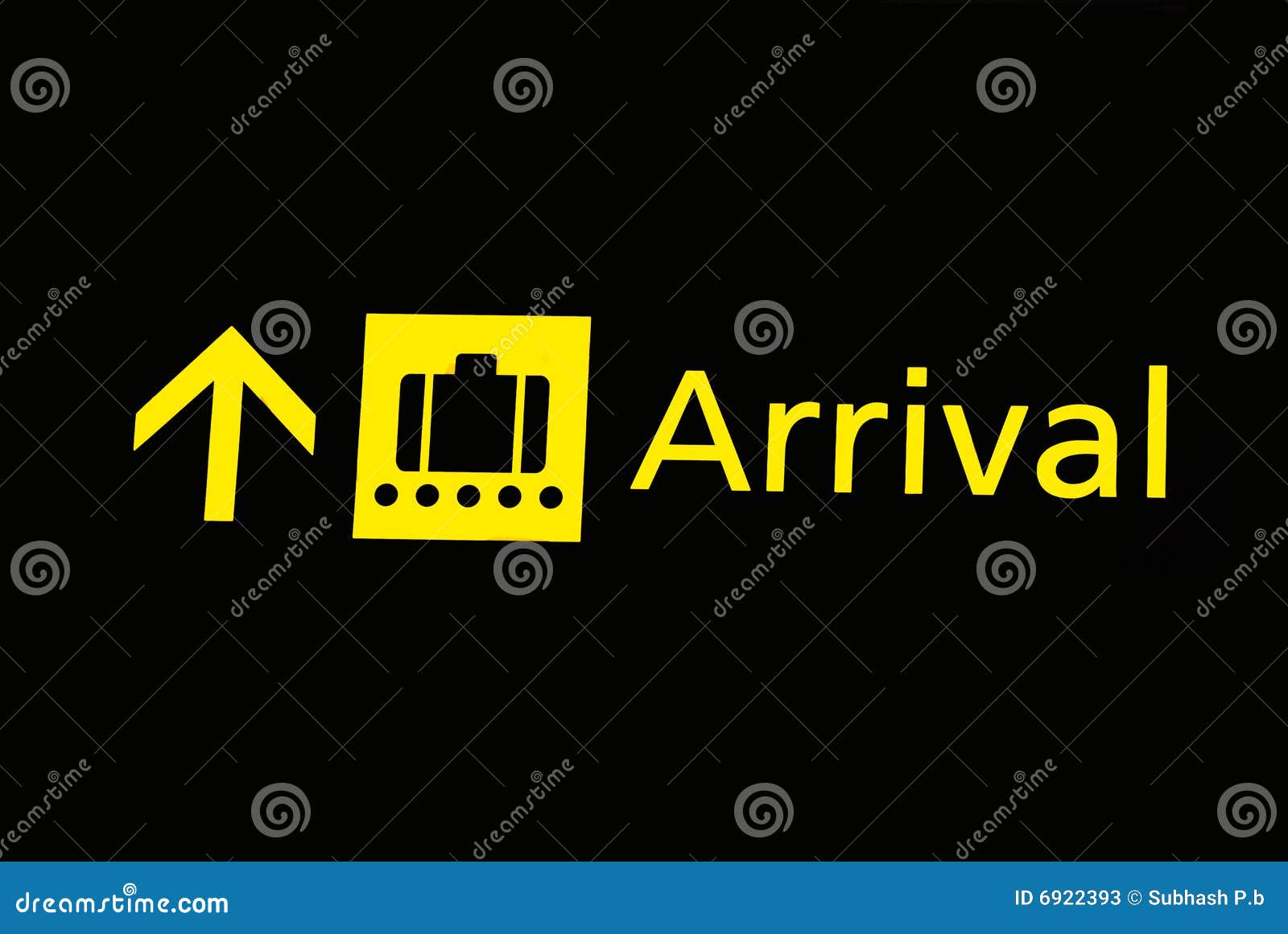Arrival sign stock image. Image of pickup, airport, directions - 6922393