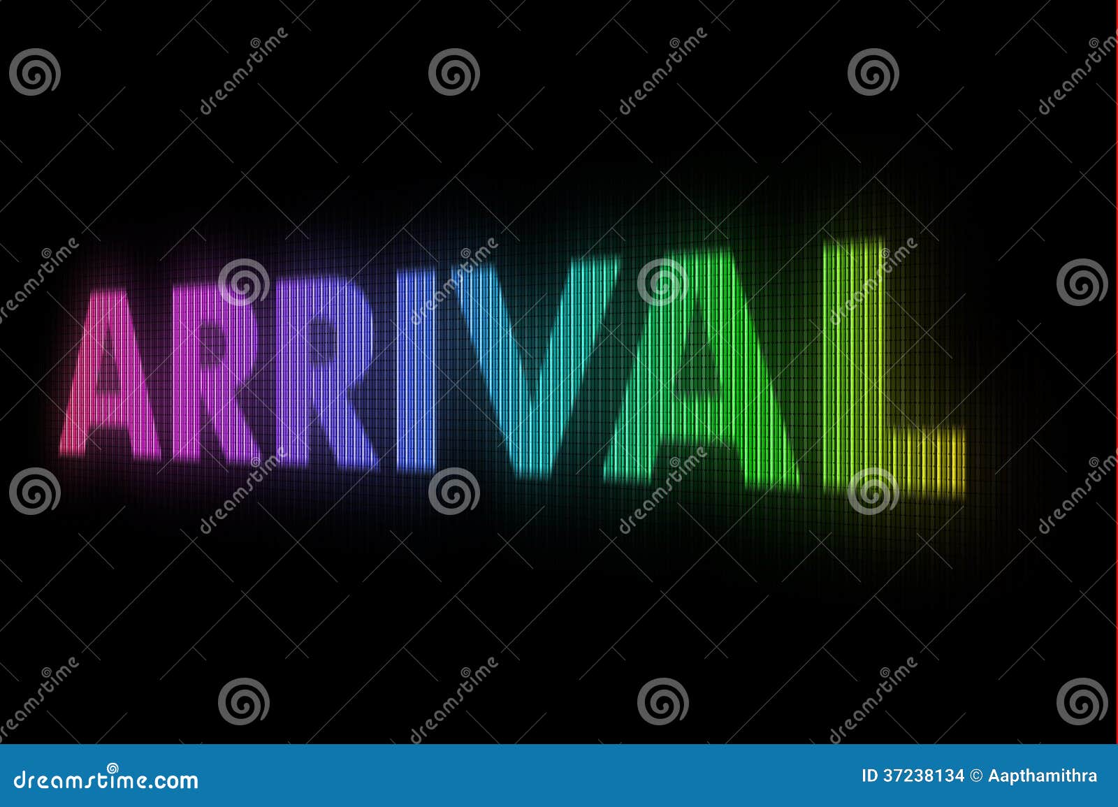 Arrival sign board stock illustration. Illustration of illustration ...
