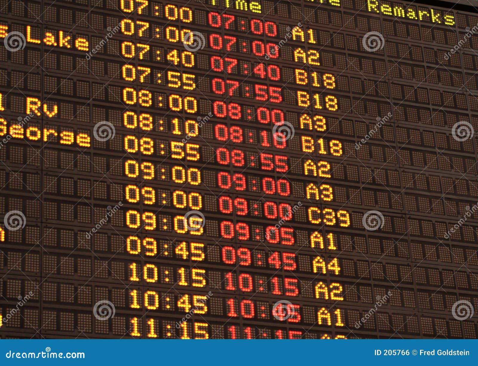 Arrivals board stock photo. Image of numbers, airport, aviation - 205766