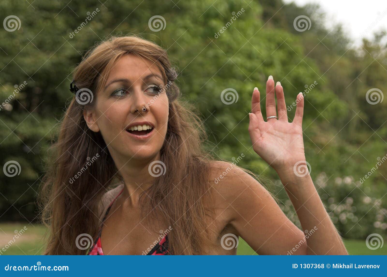 Arrivederci! fotografia stock. Immagine di positivo, fogliame - 1307368