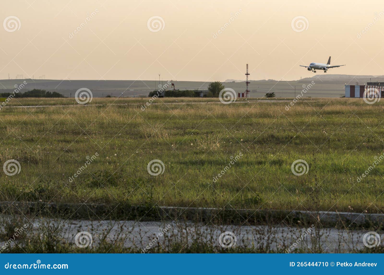 Arriving Flight at the Airport Stock Photo - Image of plane, creative ...