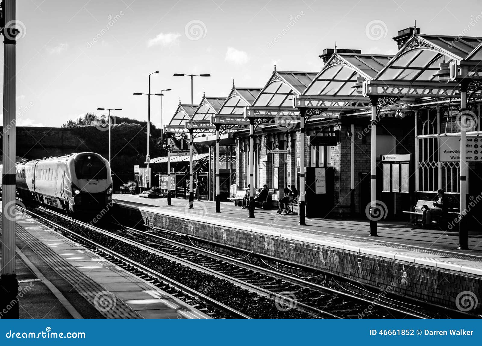 Arriving at Platform One editorial photography. Image of railroad ...