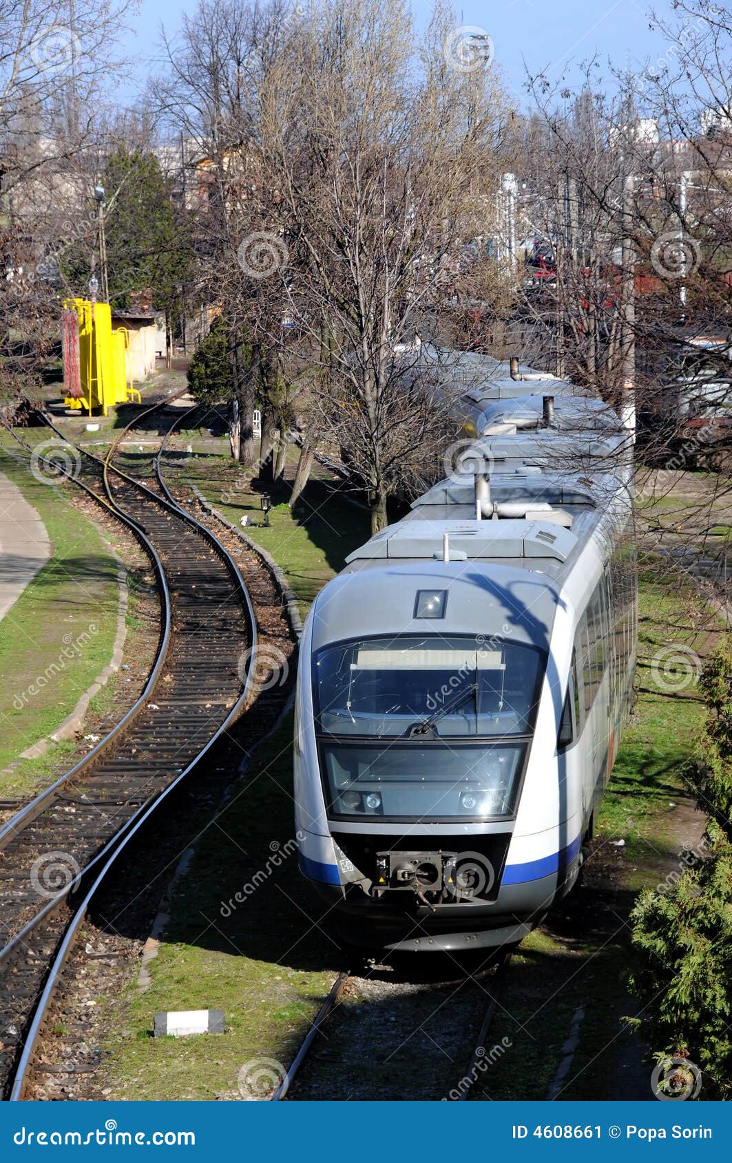 Arriving Train stock image. Image of moving, movement - 4608661