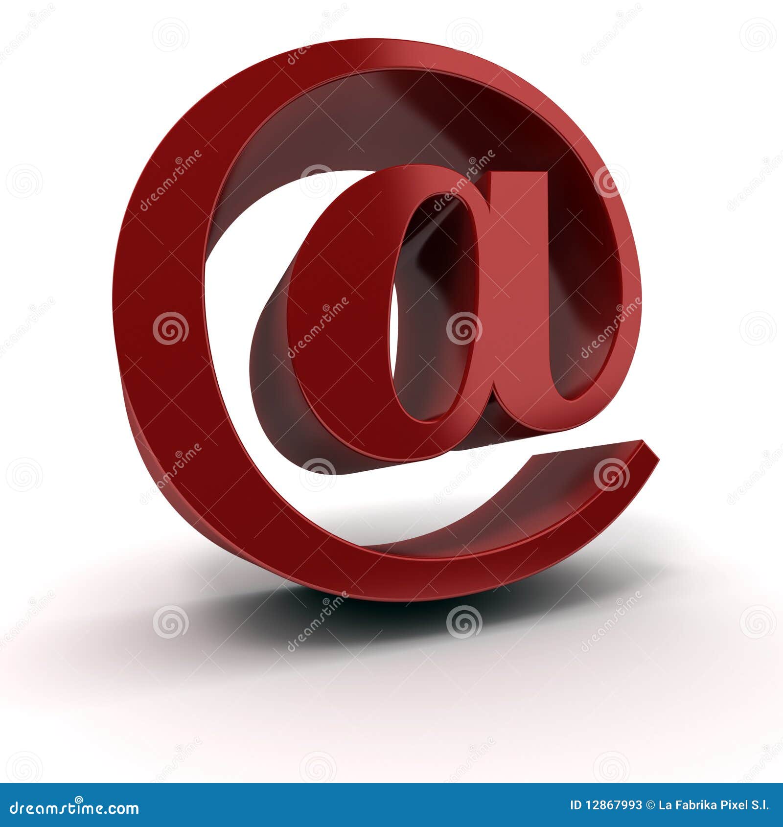 Arroba stock illustration. Illustration of spam, white - 12867993