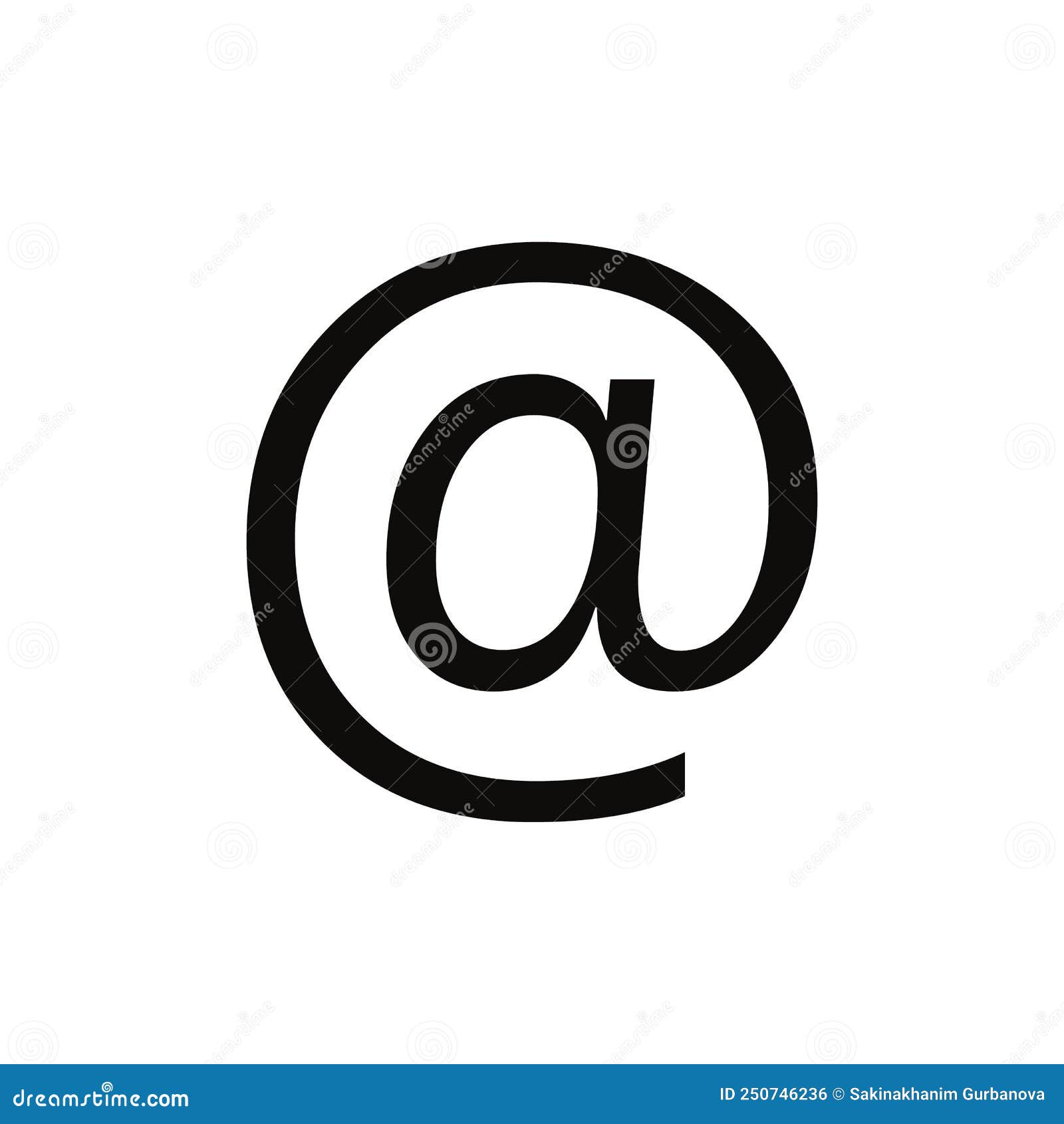 Arroba Icon. Trendy Arroba Logo Concept On White Background From ...