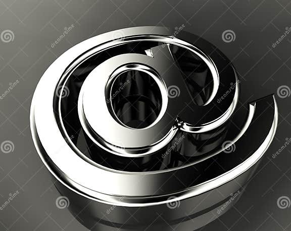 Arroba symbol stock illustration. Illustration of arroba - 16065601