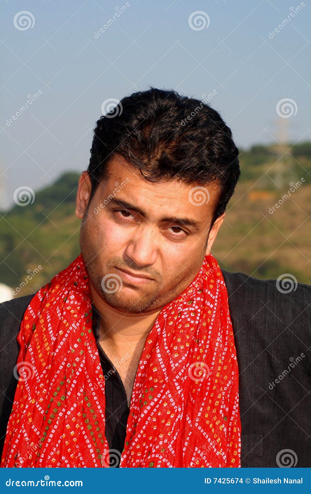 Arrogant Indian villager stock photo. Image of disgust - 7425674