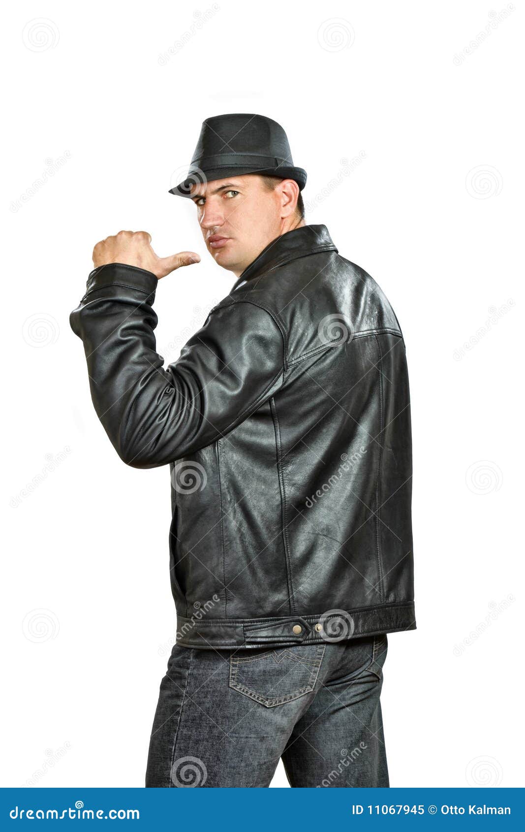 Arrogant man stock image. Image of back, dark, actor - 11067945