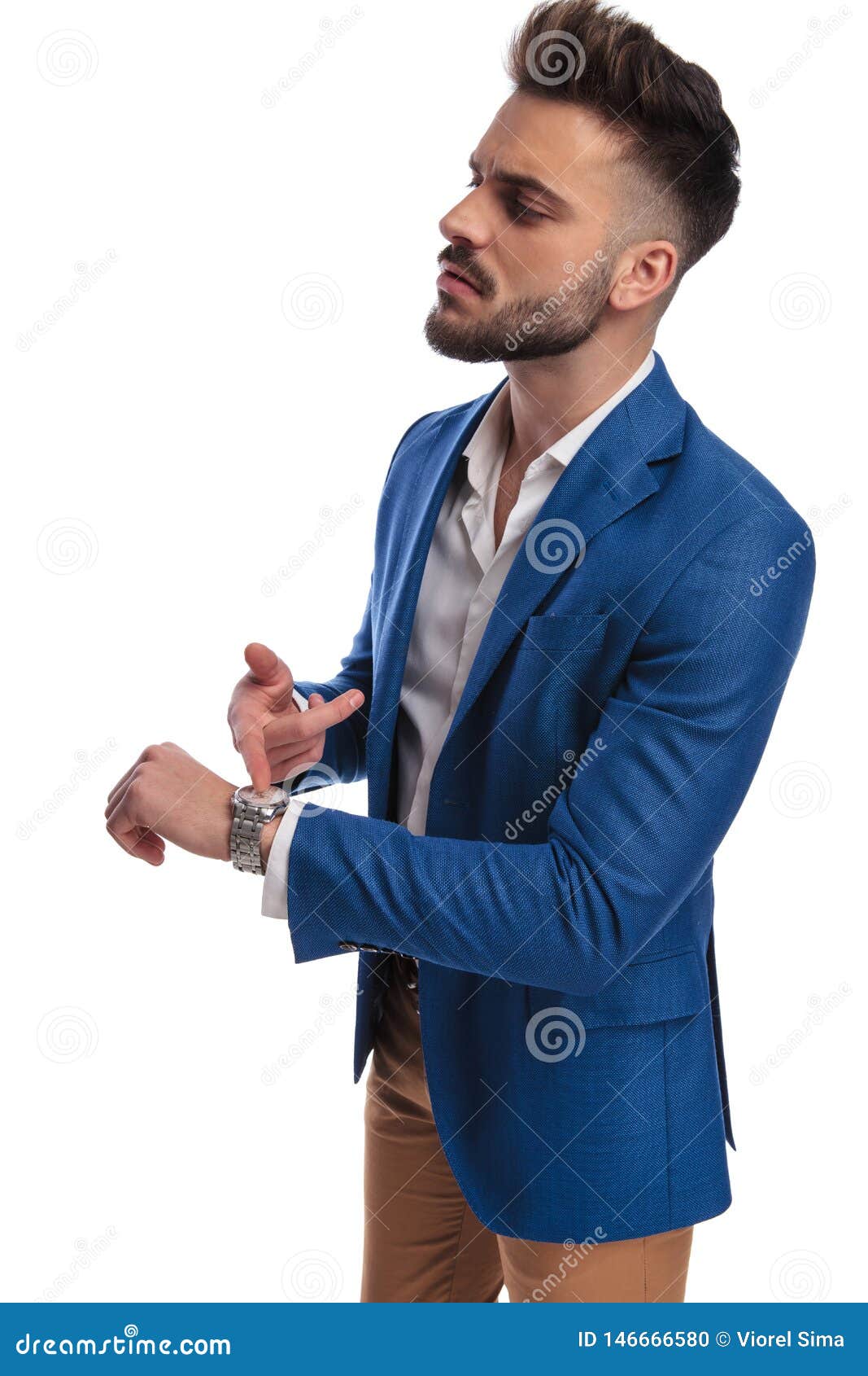 Arrogant Man in Suit Pointing His Finger To His Watch Stock Photo ... Arrogant Man in Suit Pointing His Finger To His Watch Stock Photo ...