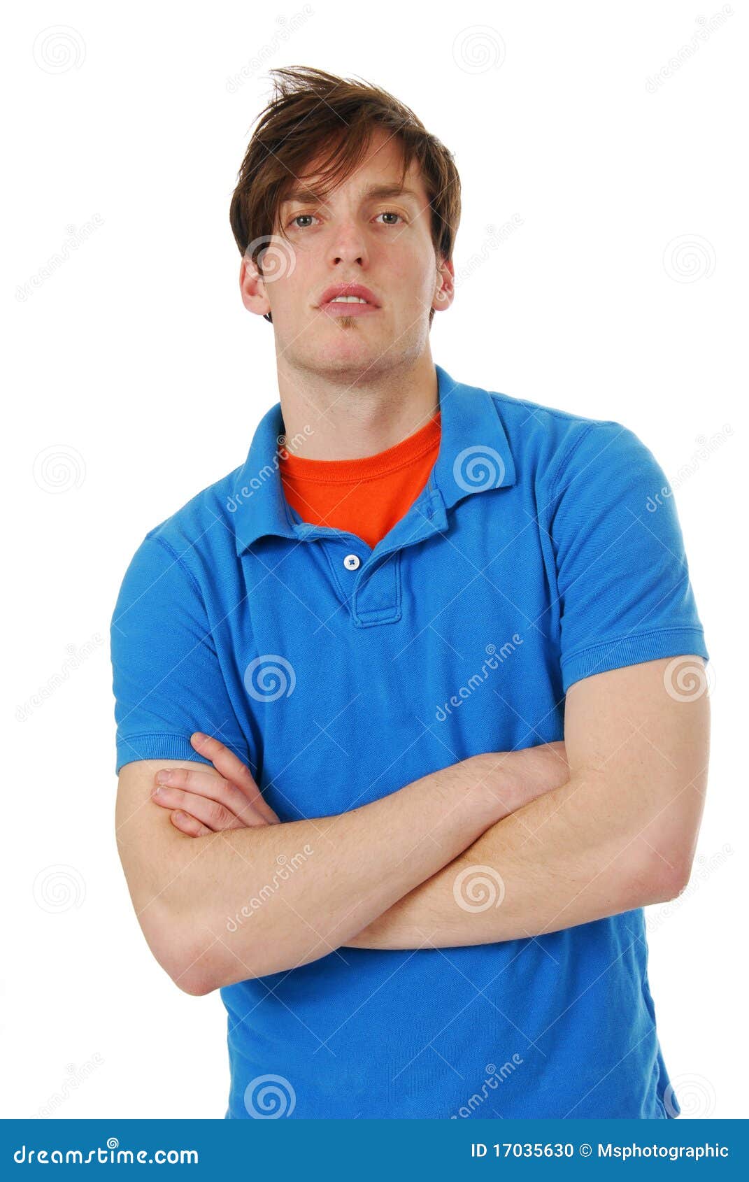 Arrogant young man stock photo. Image of young, white - 17035630