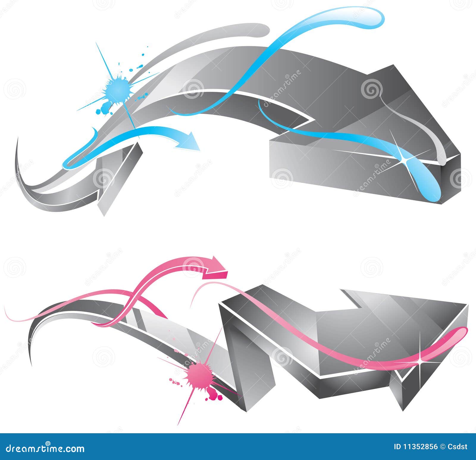 Arrow stock vector. Illustration of ornament, design - 11352856