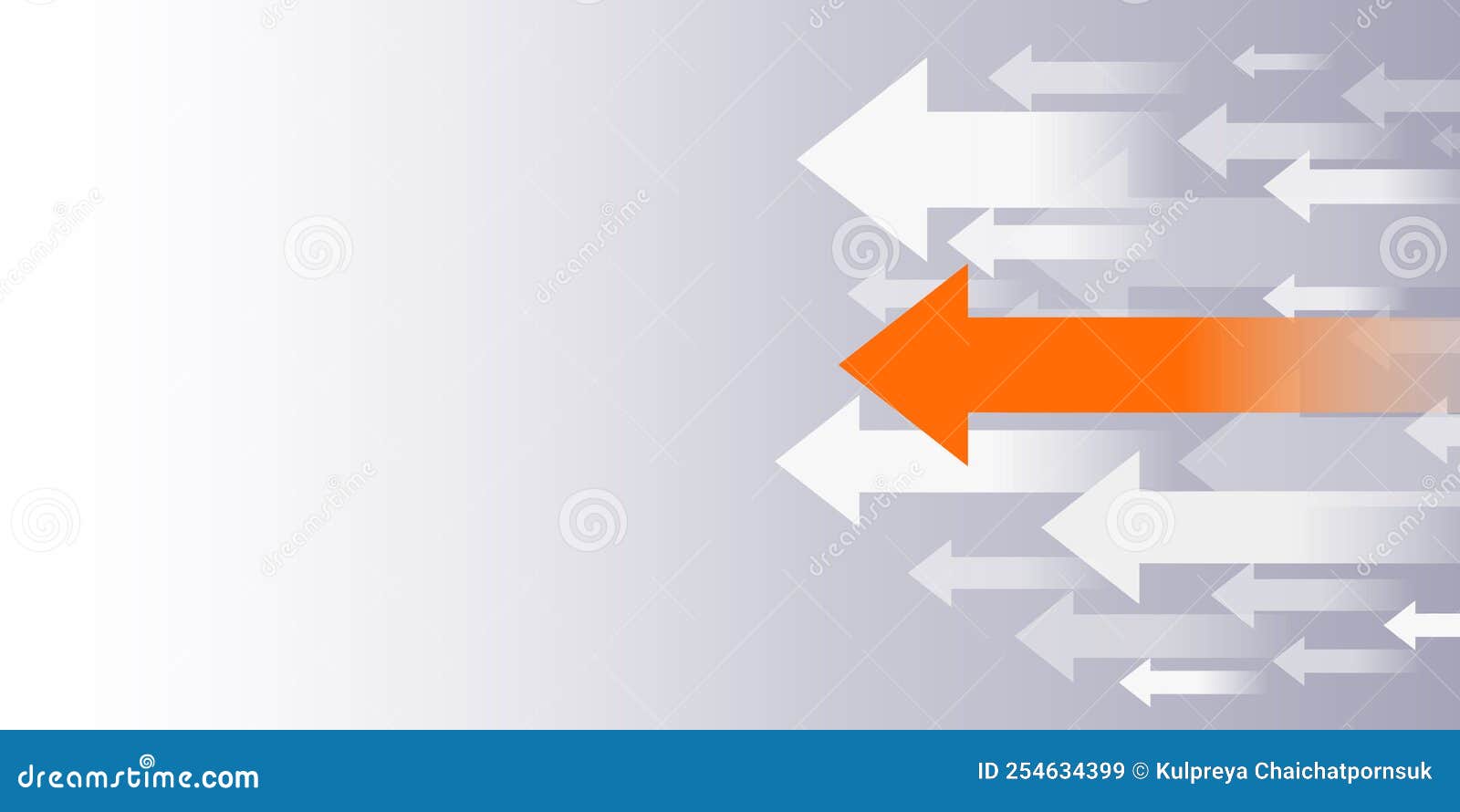 Moving Forward Arrows are Surrounded by White Arrows Like a Business ...