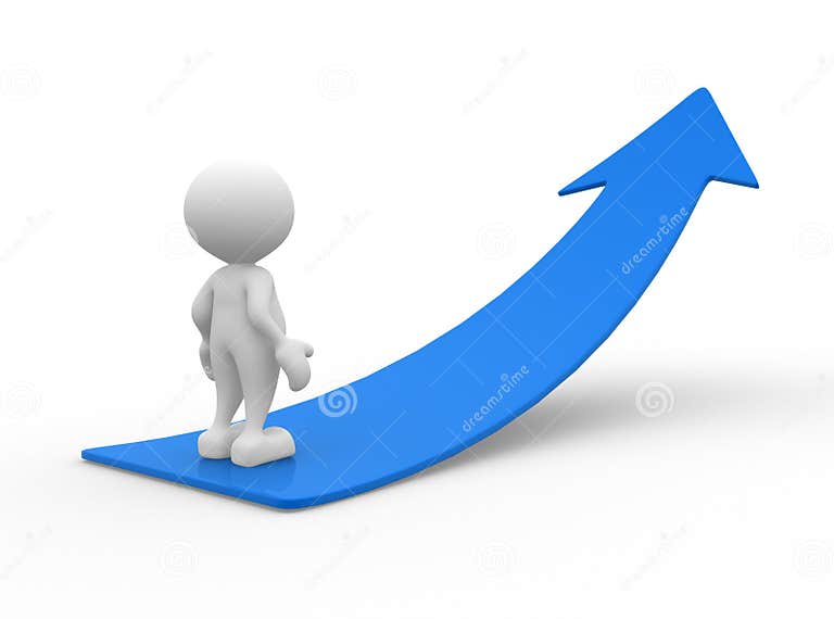 Arrow stock illustration. Illustration of character, aspiration - 28948505