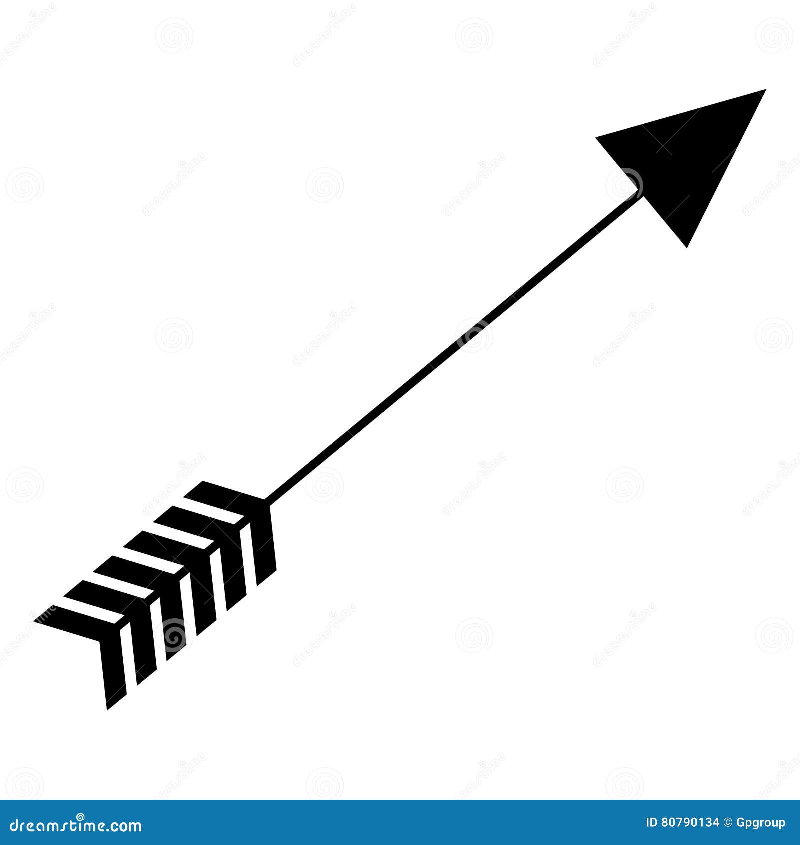 Bow Arrow Archery Vector Weapon Target Icon. Archer Sport Isolated ...