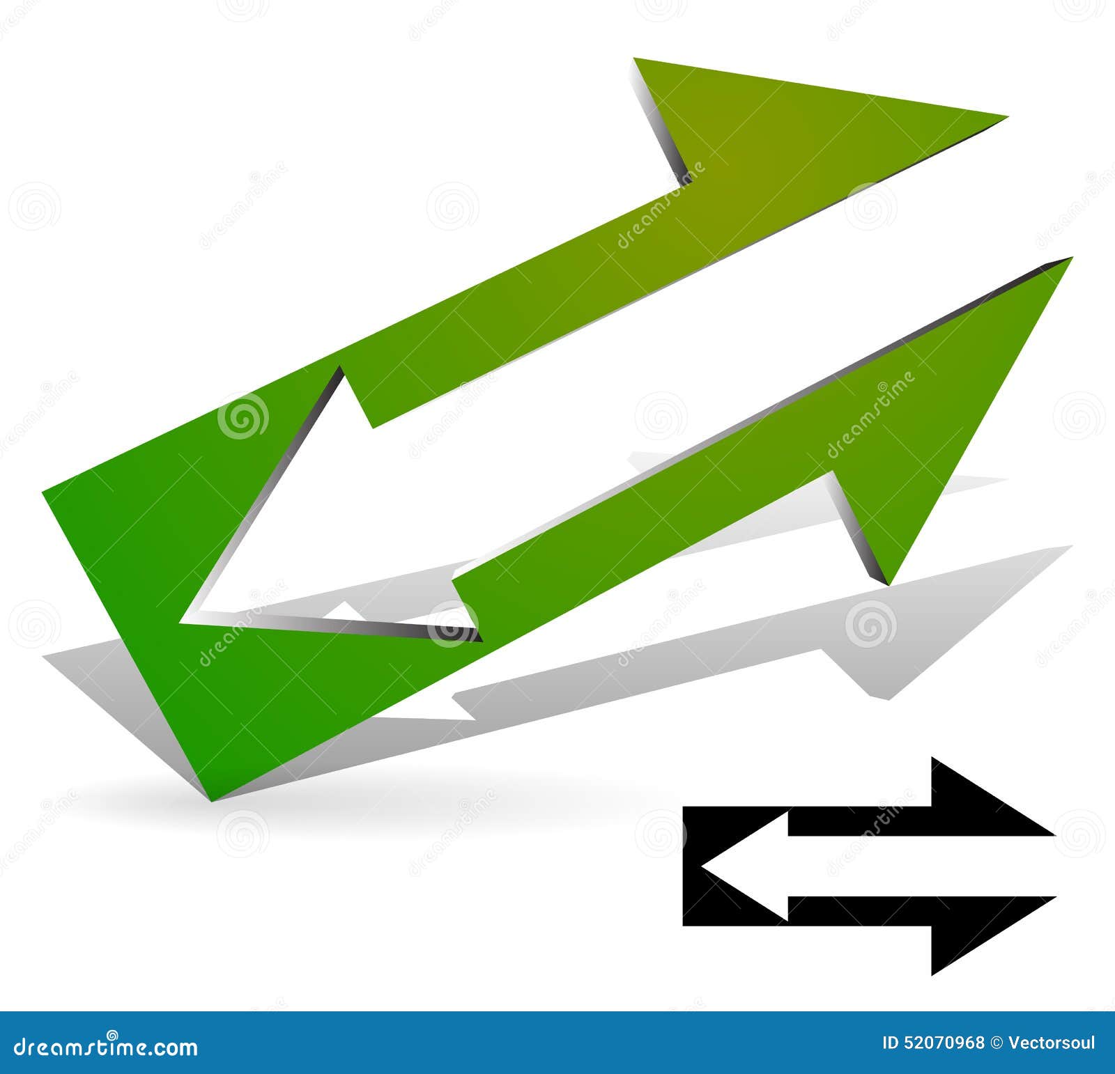 Arrow in Arrow. Symbol Included Stock Vector - Illustration of straight ...