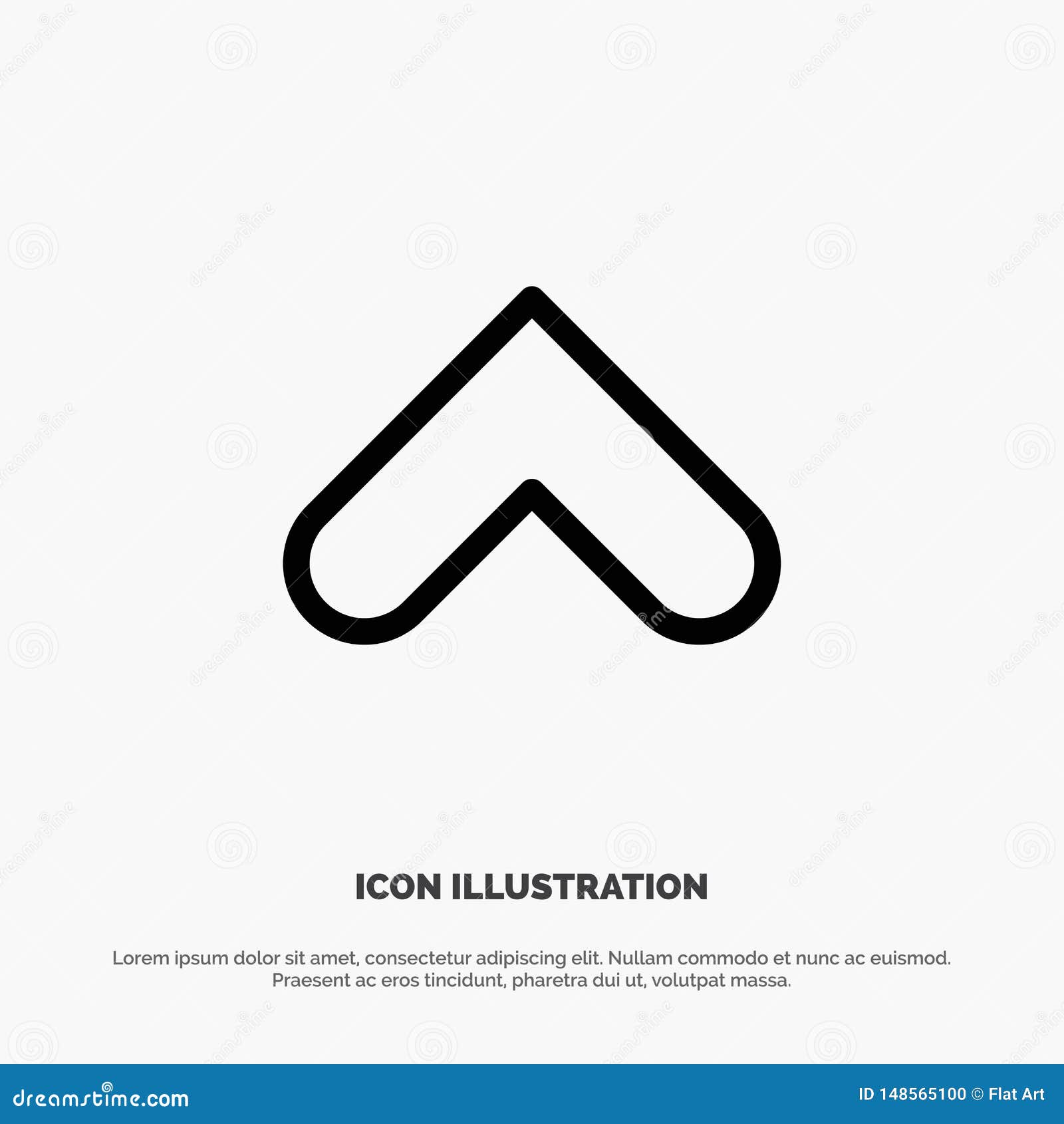 Arrow, Arrows, Up, Sign Line Icon Vector Stock Vector - Illustration of ...