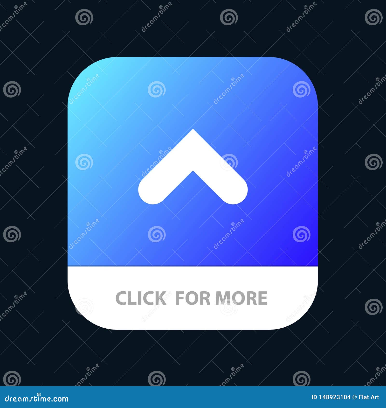 Arrow Arrows Up Sign Mobile App Button Android And Ios Glyph Version Stock Vector