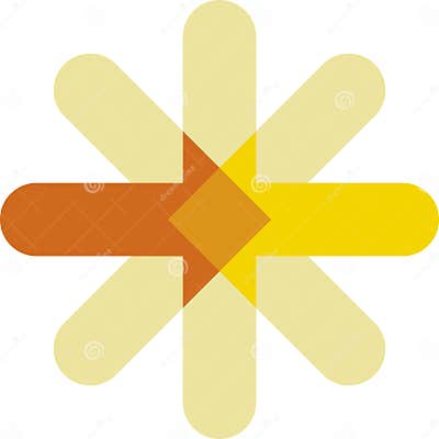 Arrow asterisk stock vector. Illustration of shape, geometric - 5218359