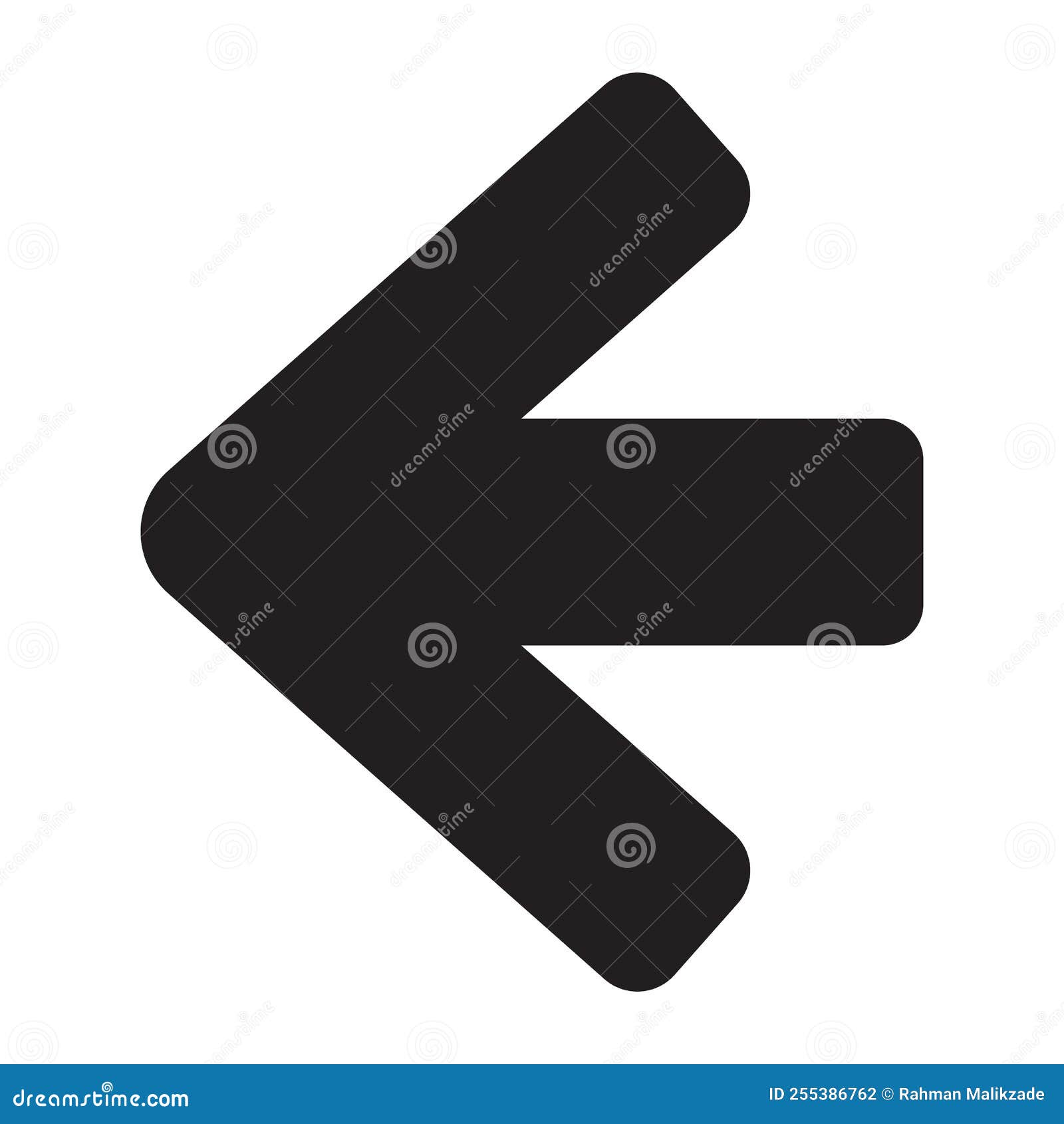 Backward Button Icon. Backward Motion Button Symbol Royalty-Free Stock ...