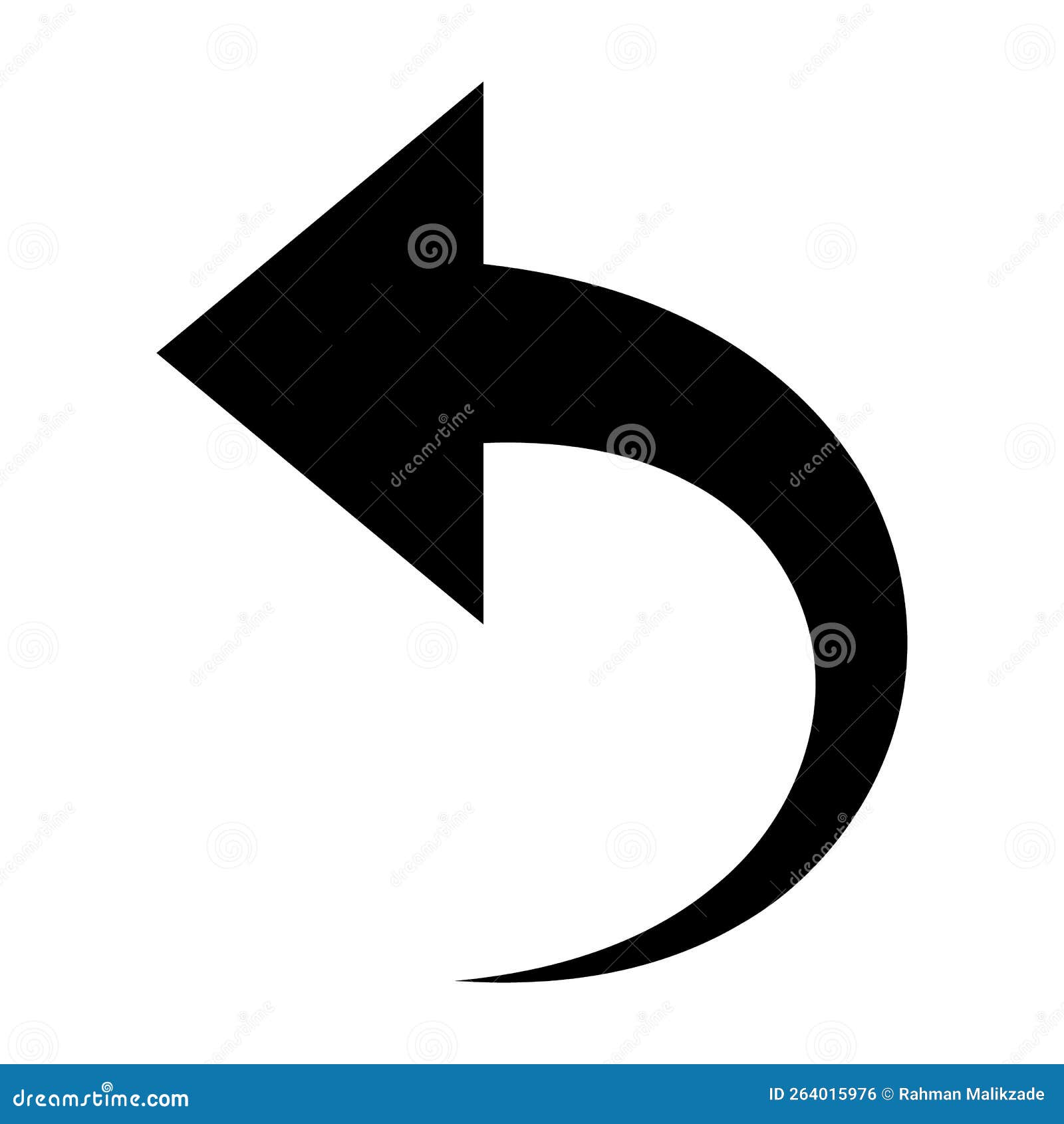 Arrow Back Icon. Go Back Left Vector Illustration Stock Vector ...
