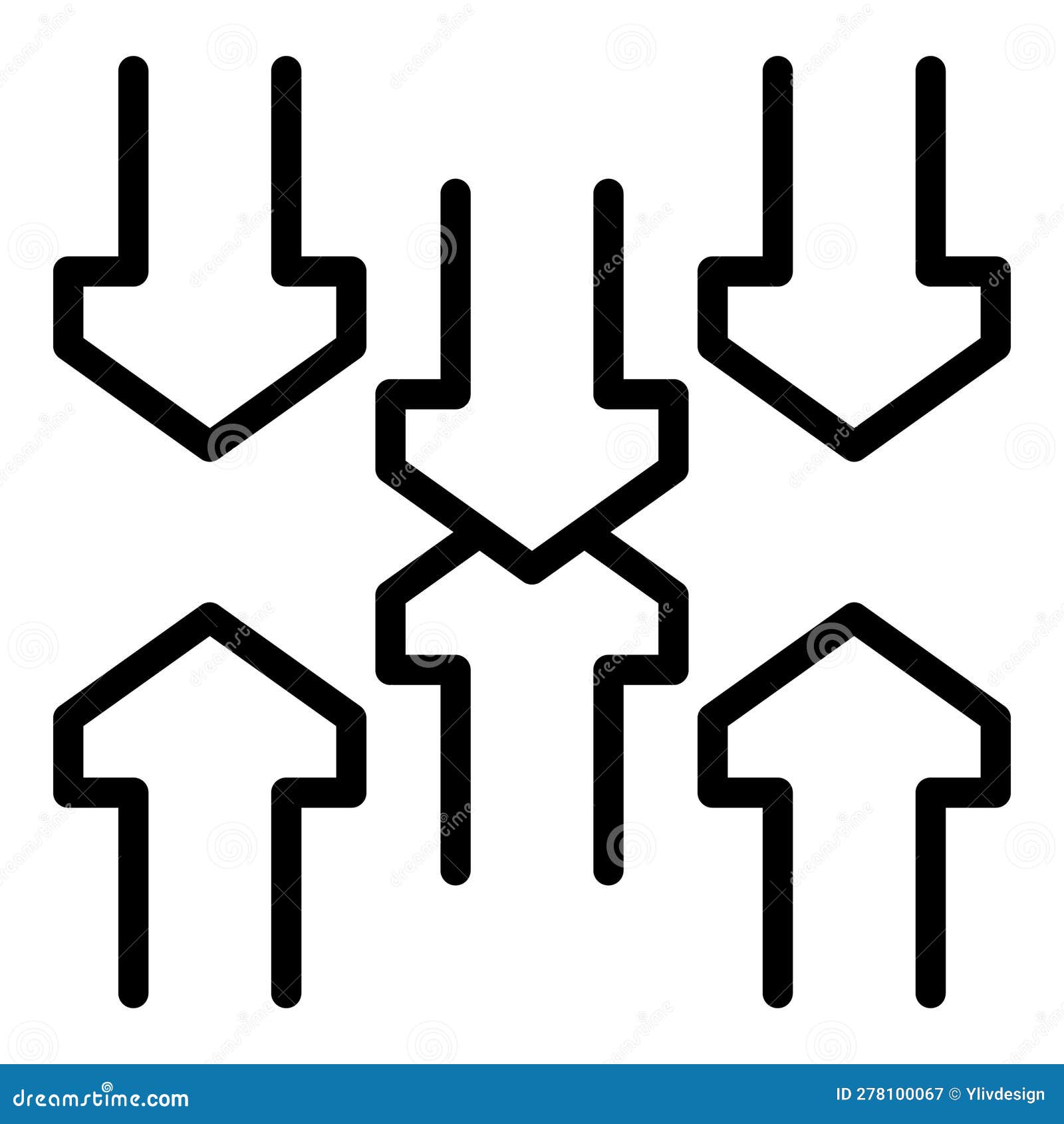 Arrow Barter Icon Outline Vector. Payment Evolution Stock Vector ...