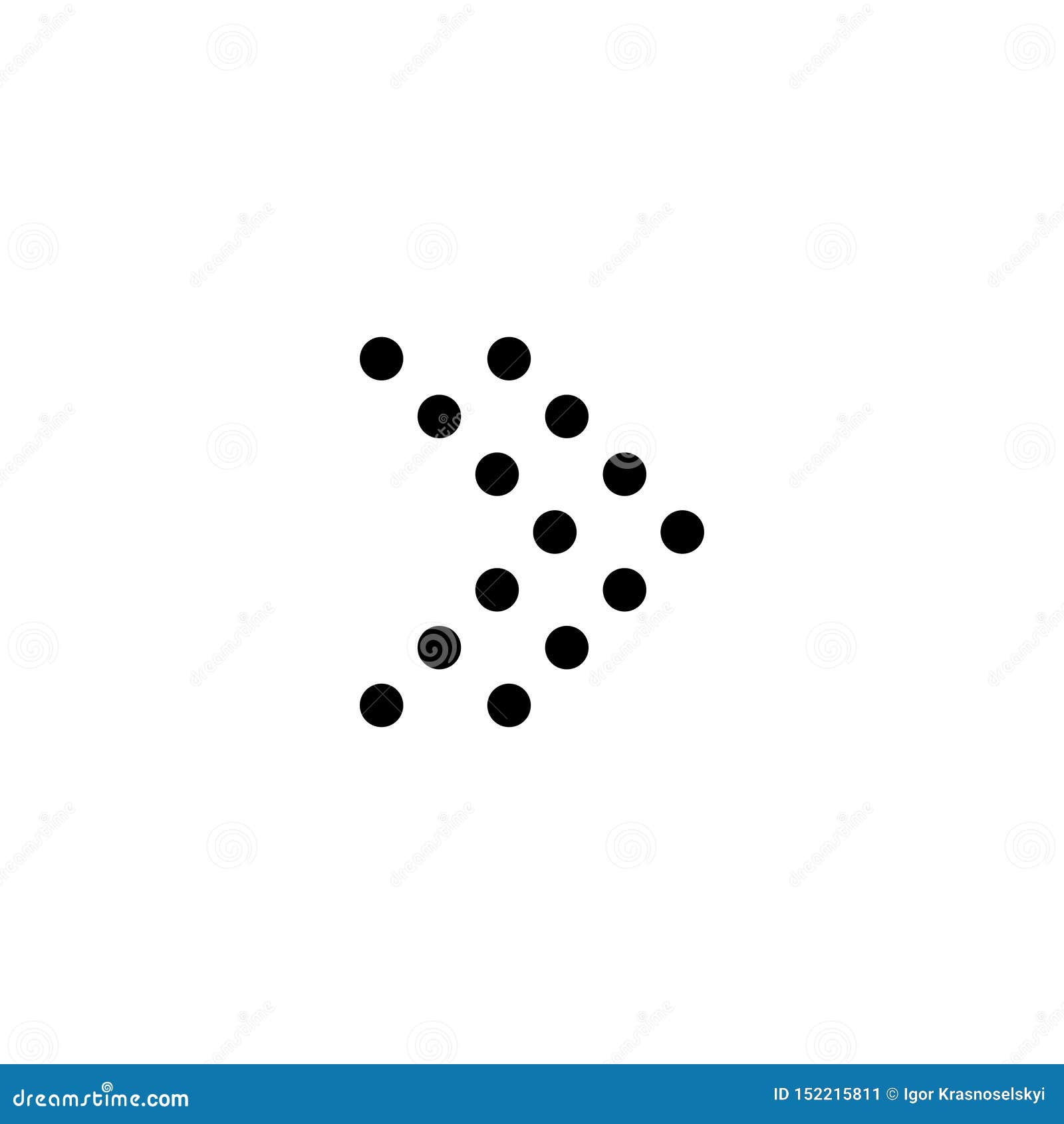 Arrow. Arrow Black Icon. Arrow Vector Icon. Cursor Icon. Cursor In Dots ...