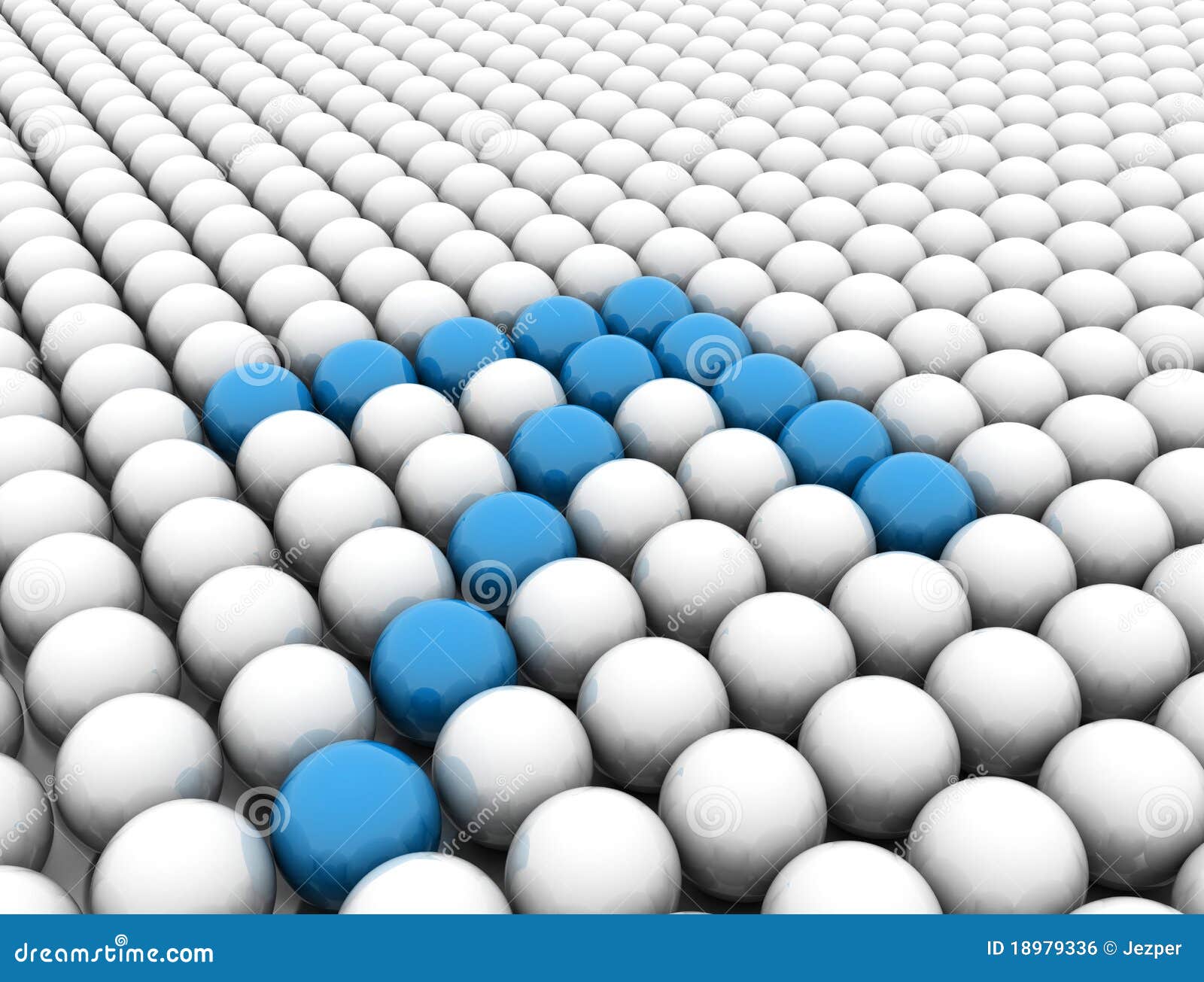 Arrow blue stock illustration. Illustration of leader - 18979336