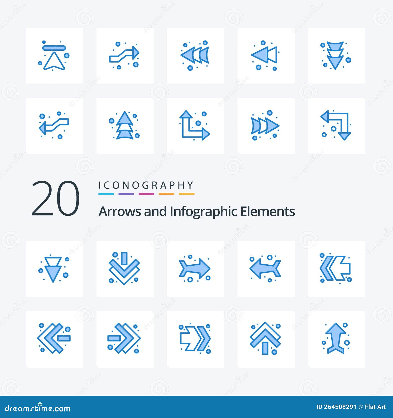 20 Arrow Blue Color Icon Pack Like Arrows Left Arrow Arrow Down Stock ...