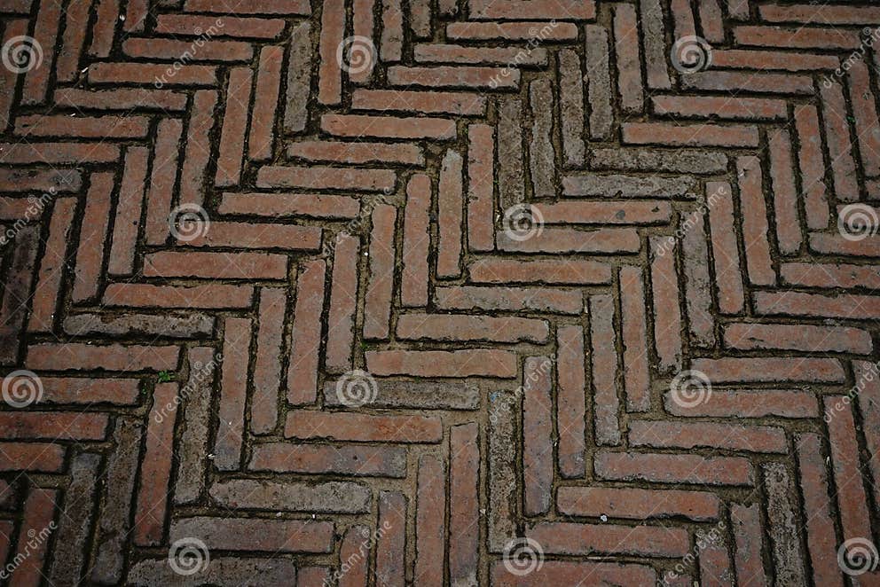 Arrow Brick Pattern Background Stock Photo - Image of pattern, wall ...