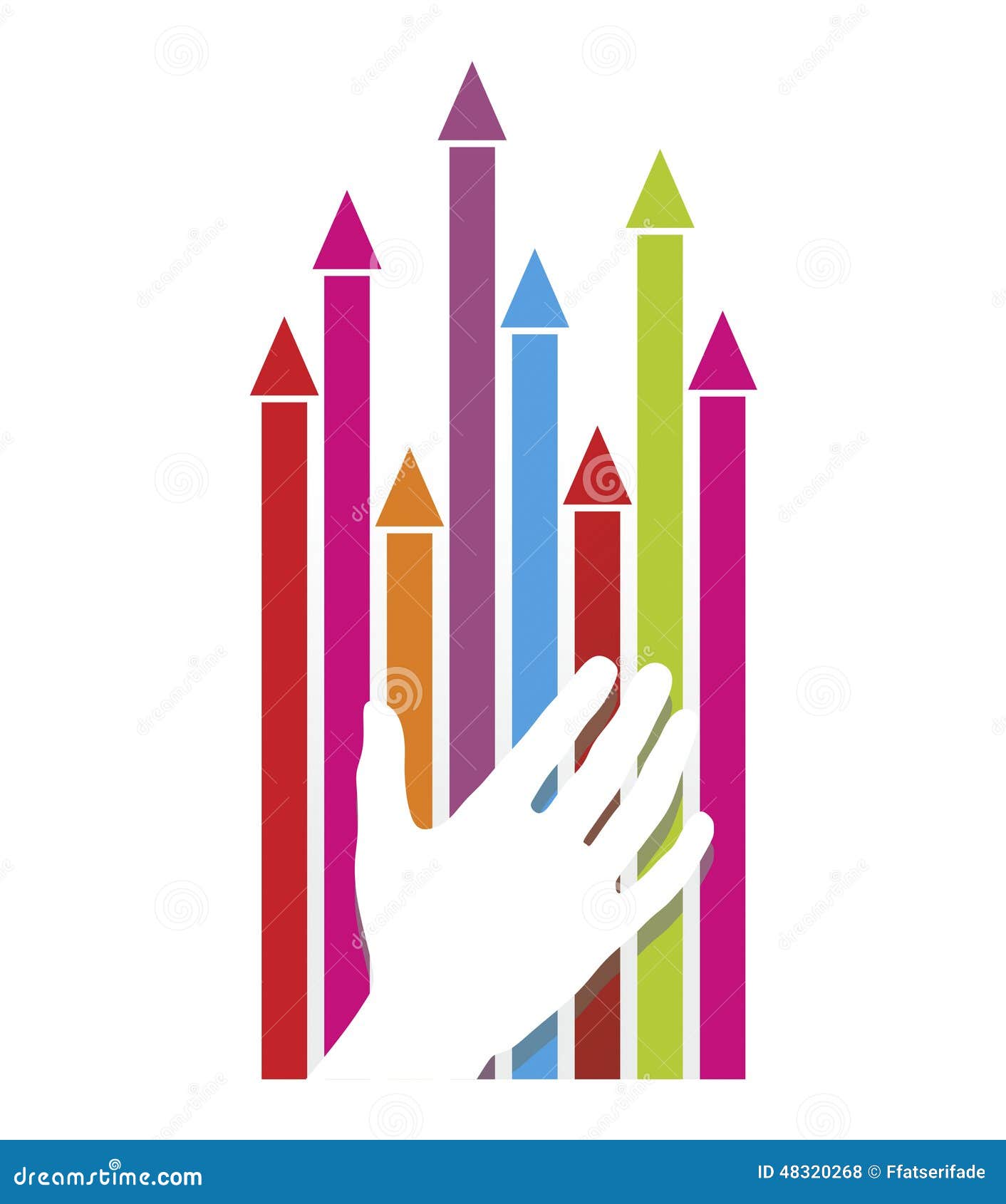 Arrow stock illustration. Illustration of metaphor, distribution - 48320268