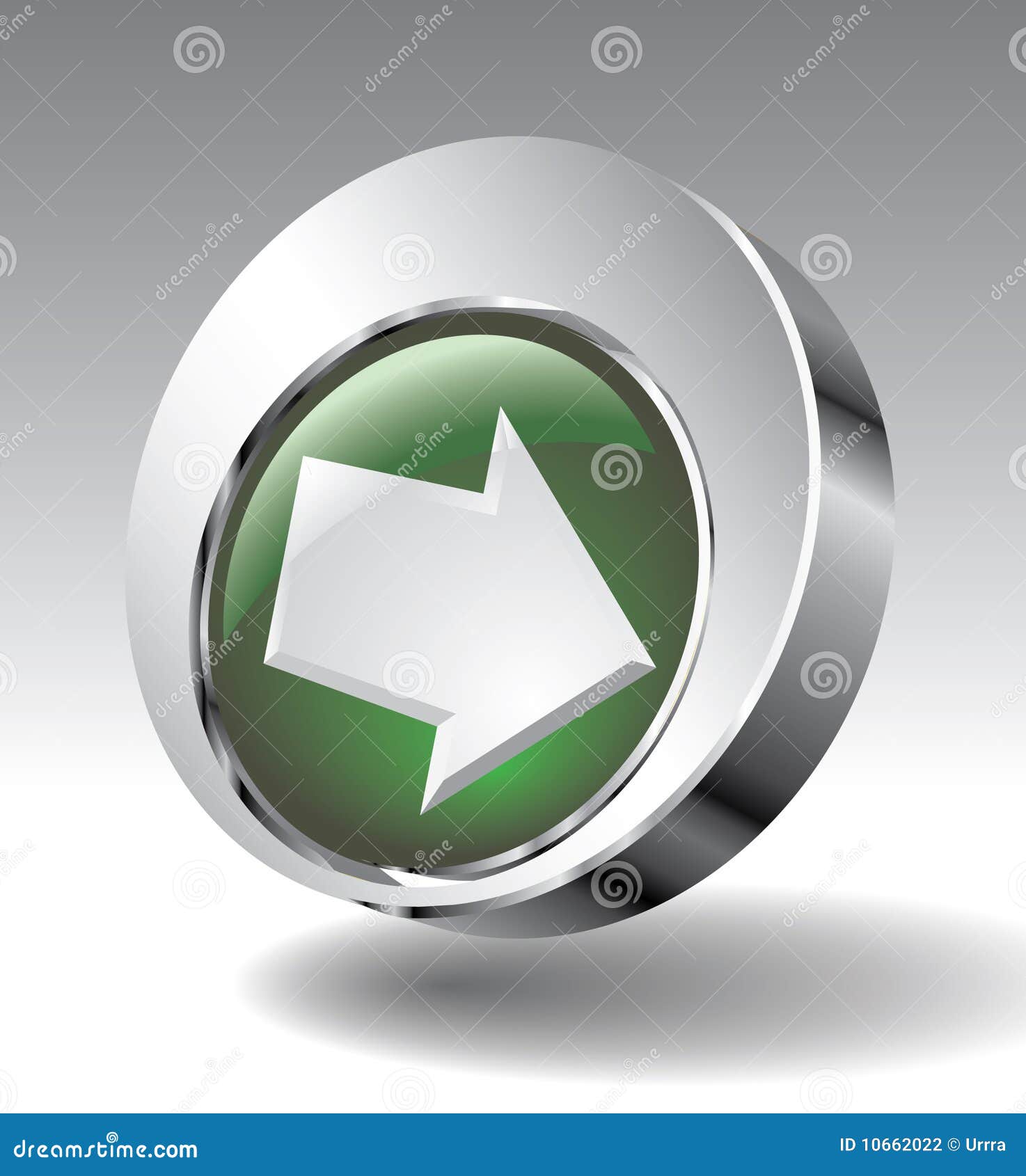 Arrow button stock vector. Illustration of arrow, internet - 10662022