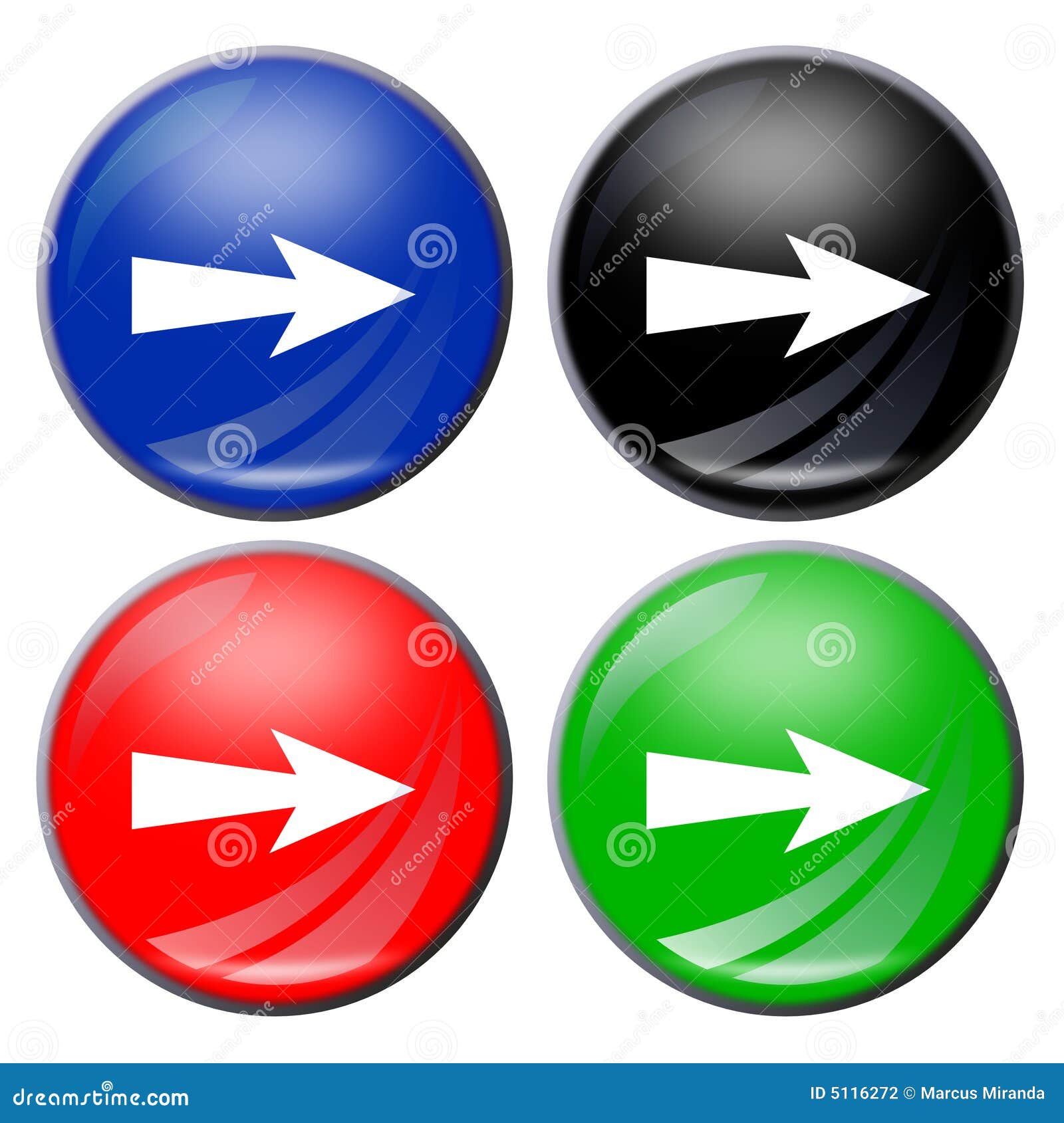 Arrow button stock illustration. Illustration of blue - 5116272