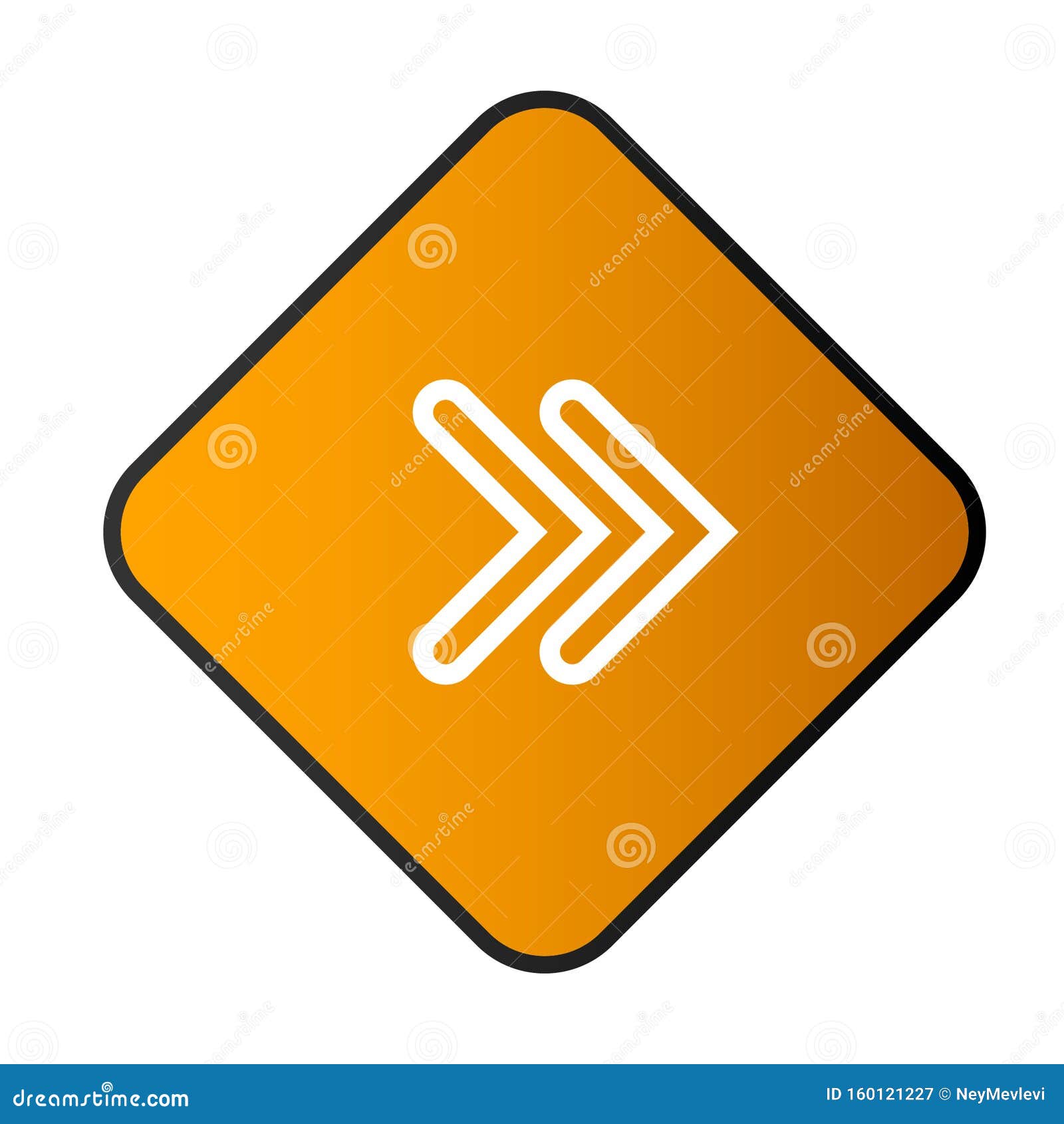 Arrow Button with Rectangular Frame Part 13 Stock Vector - Illustration ...