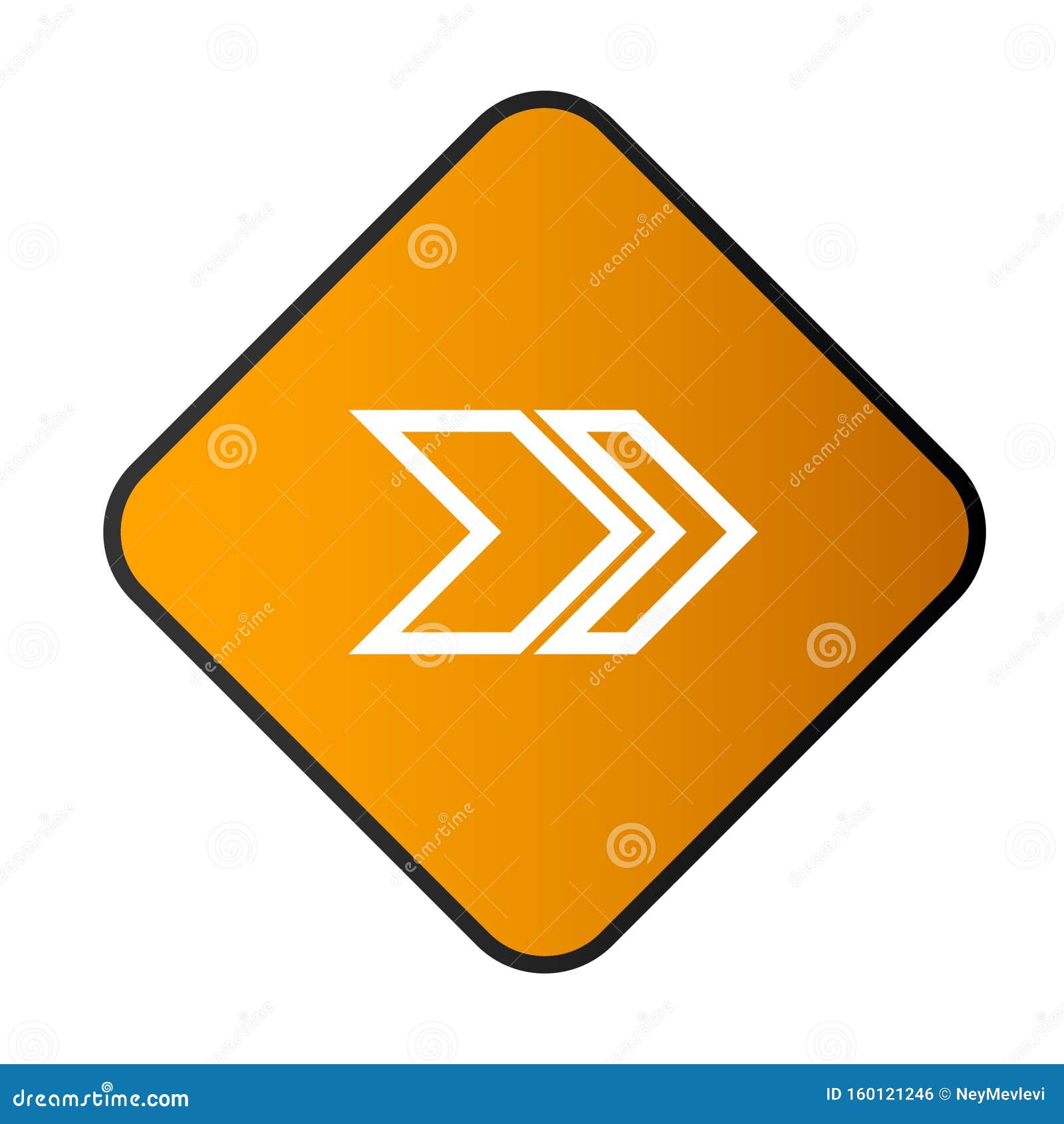 Arrow Button with Rectangular Frame Part 18 Stock Vector - Illustration ...