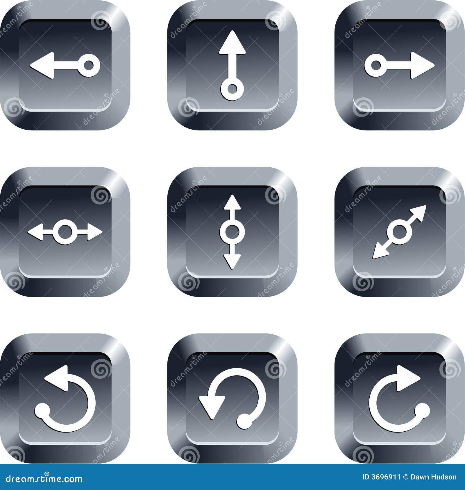 Arrow buttons stock illustration. Illustration of communicate - 3696911