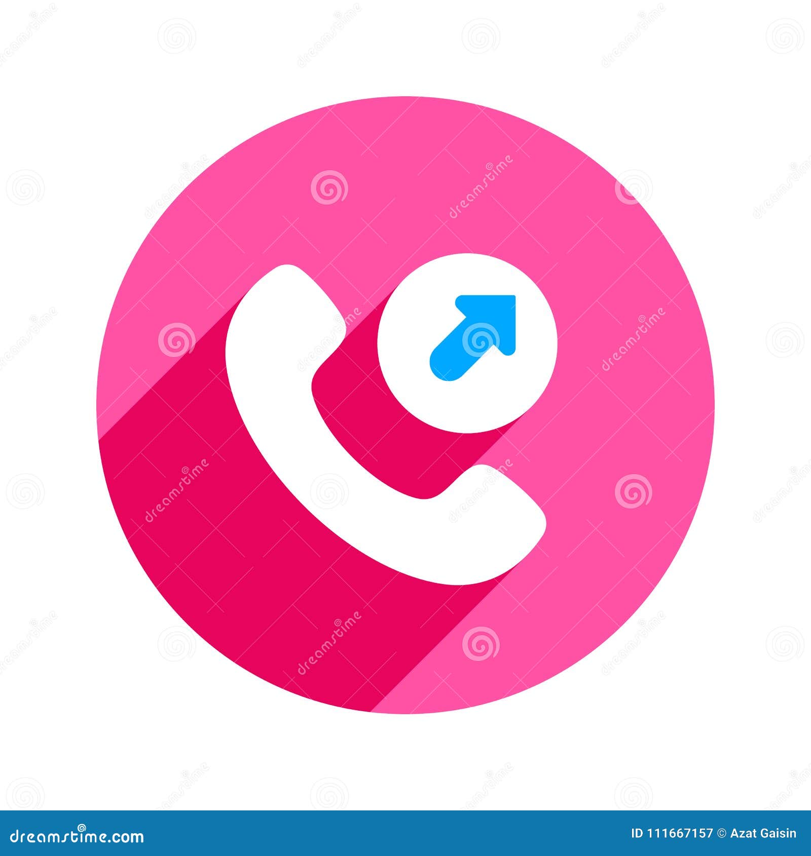 Arrow Call Outgoing Phone Phone Call Telephone Icon Stock Vector ...