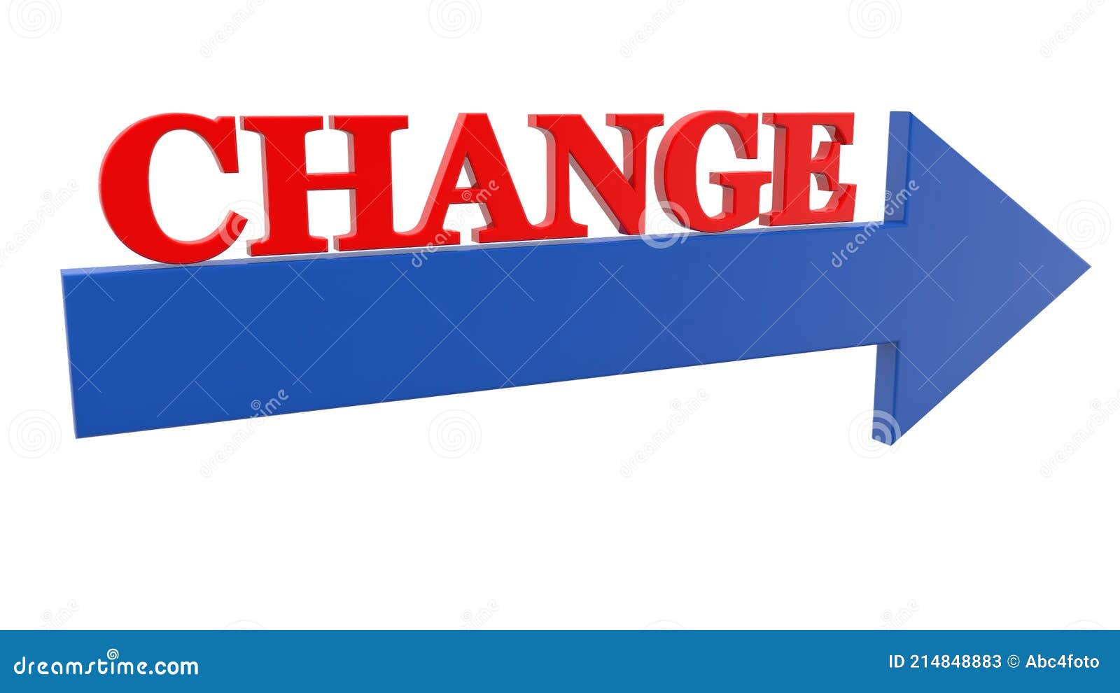 Arrow with change concept stock illustration. Illustration of idea ...