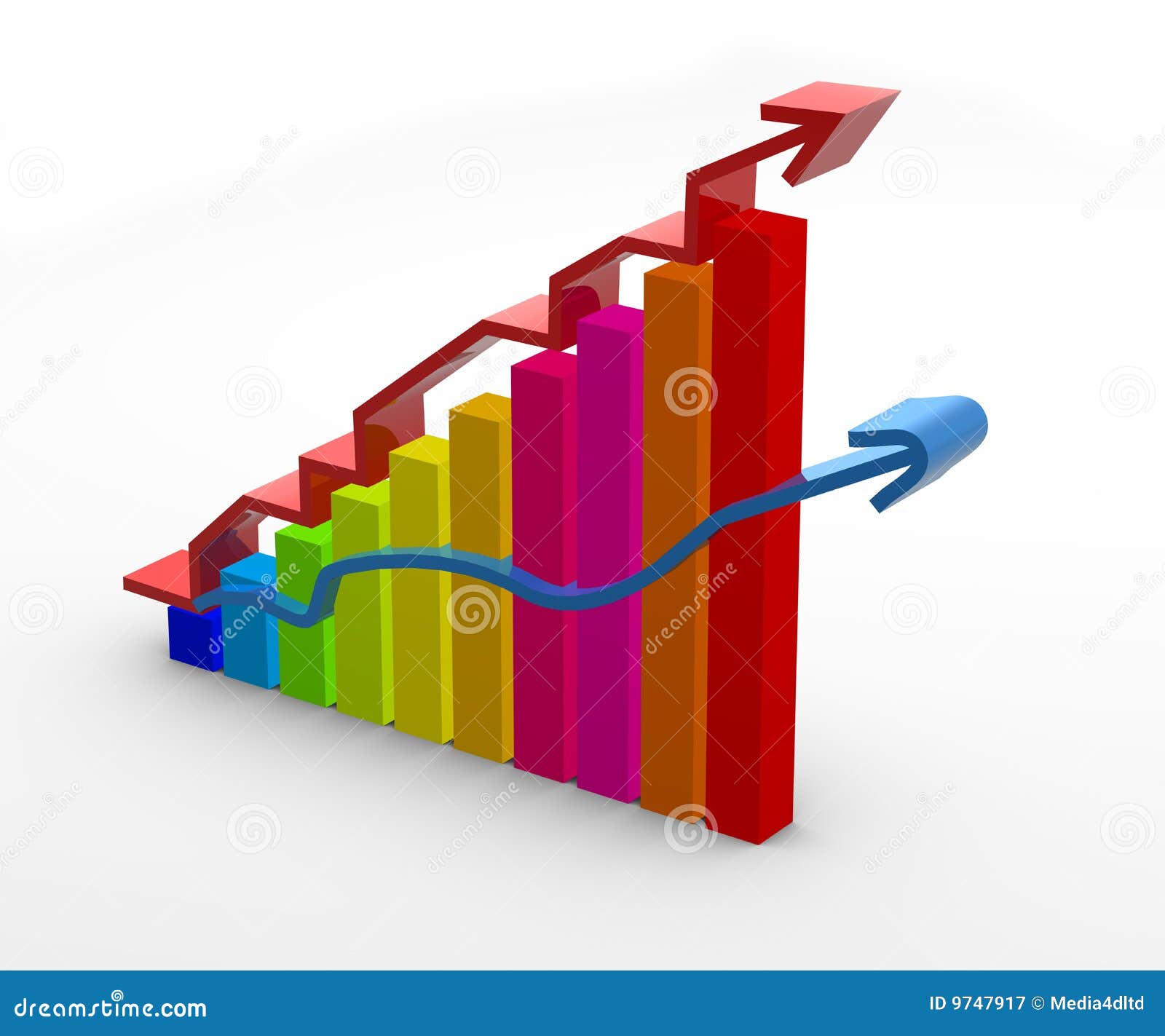 Arrow Chart Picture. Image: 9747917
