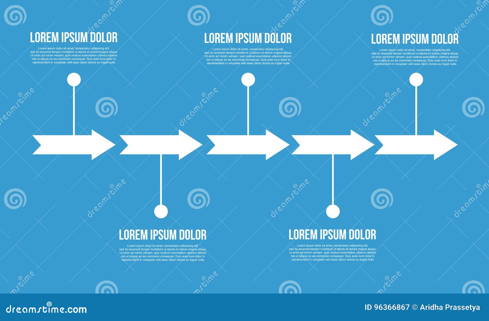 Arrow Chart Business Infogaraphic Design Stock Vector - Illustration of ...