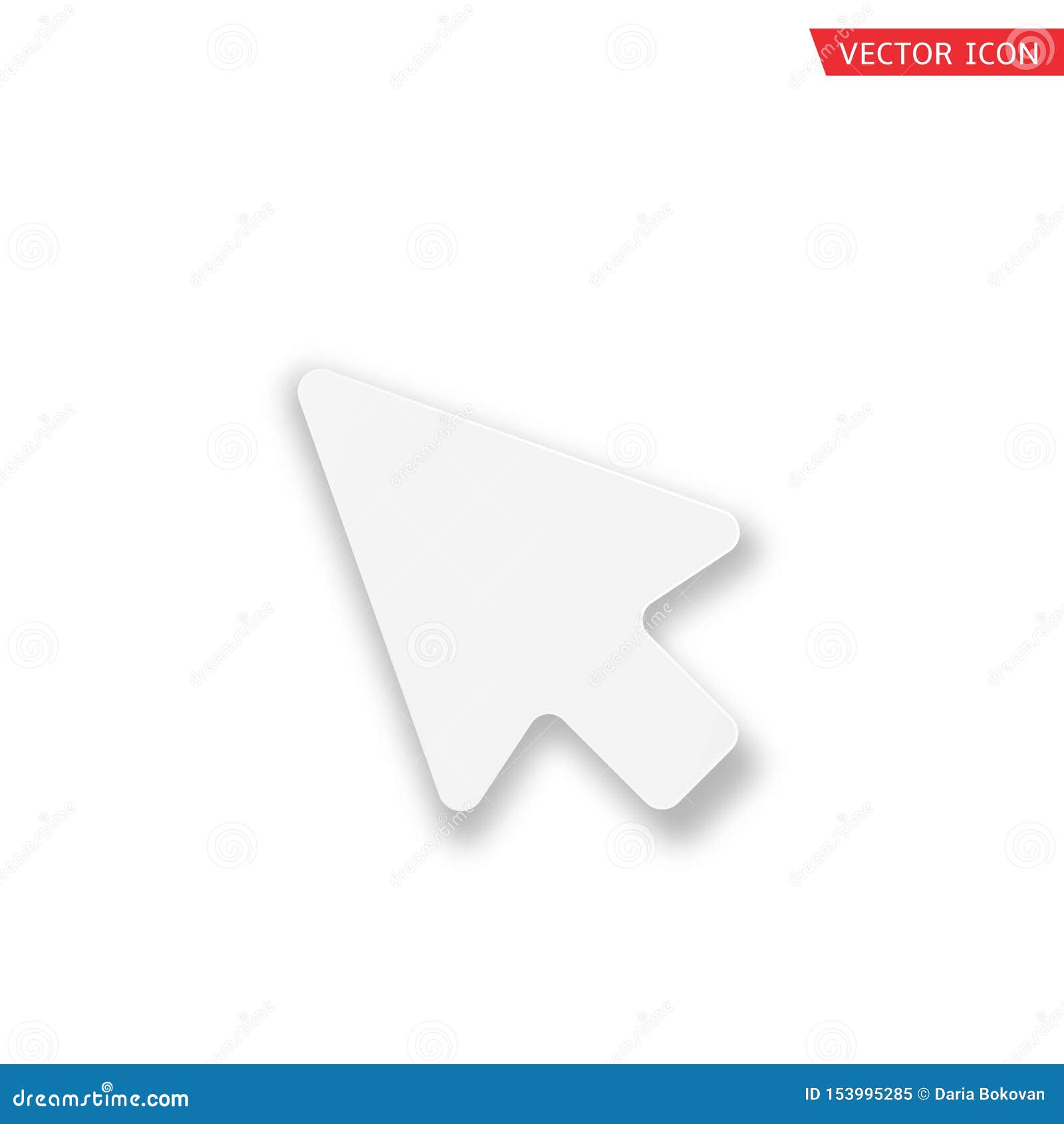 Arrow click icon stock illustration. Illustration of connection - 153995285