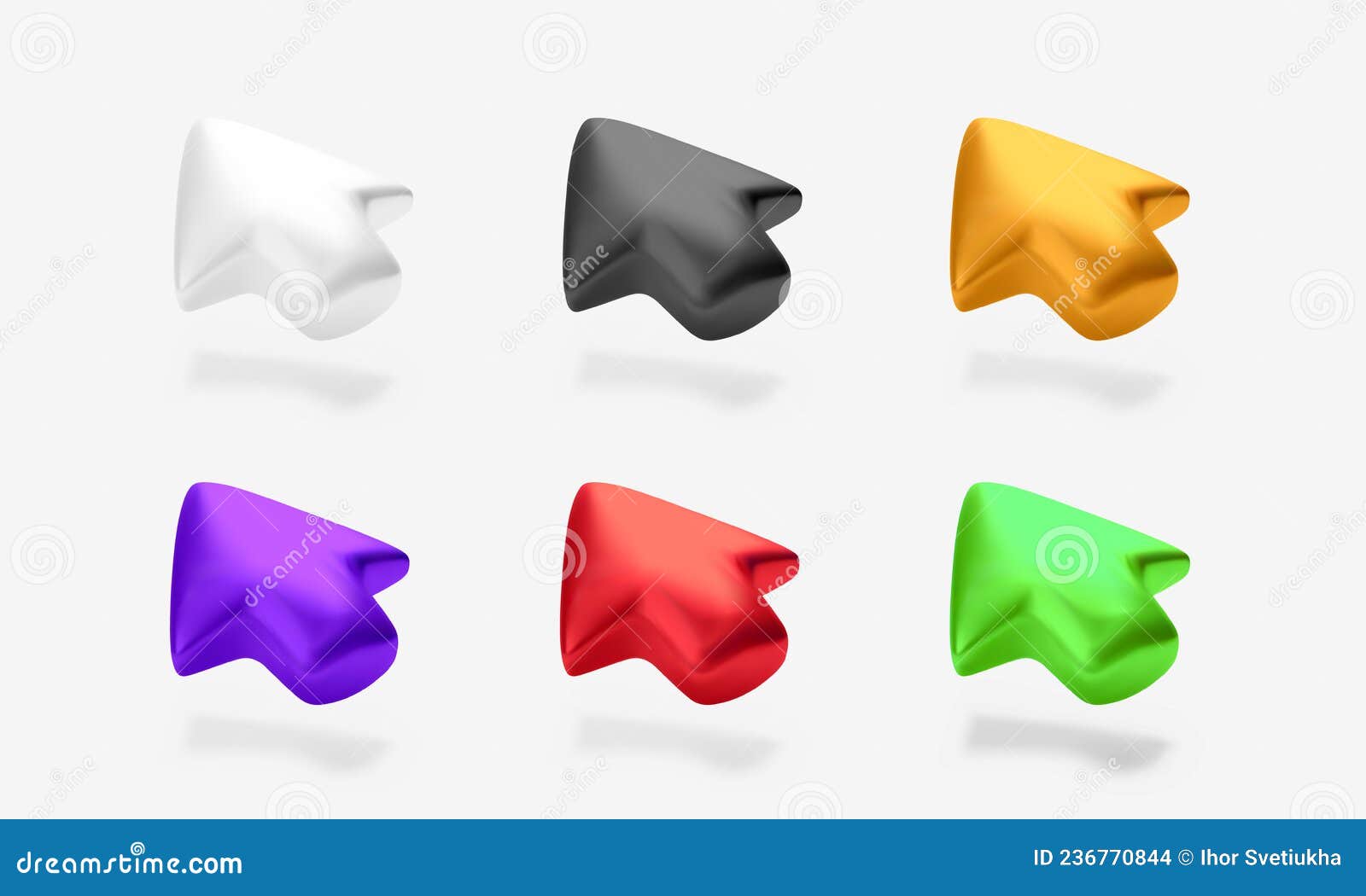 Arrow. Computer Pointer or Mouse Cursor Stock Vector - Illustration of ...