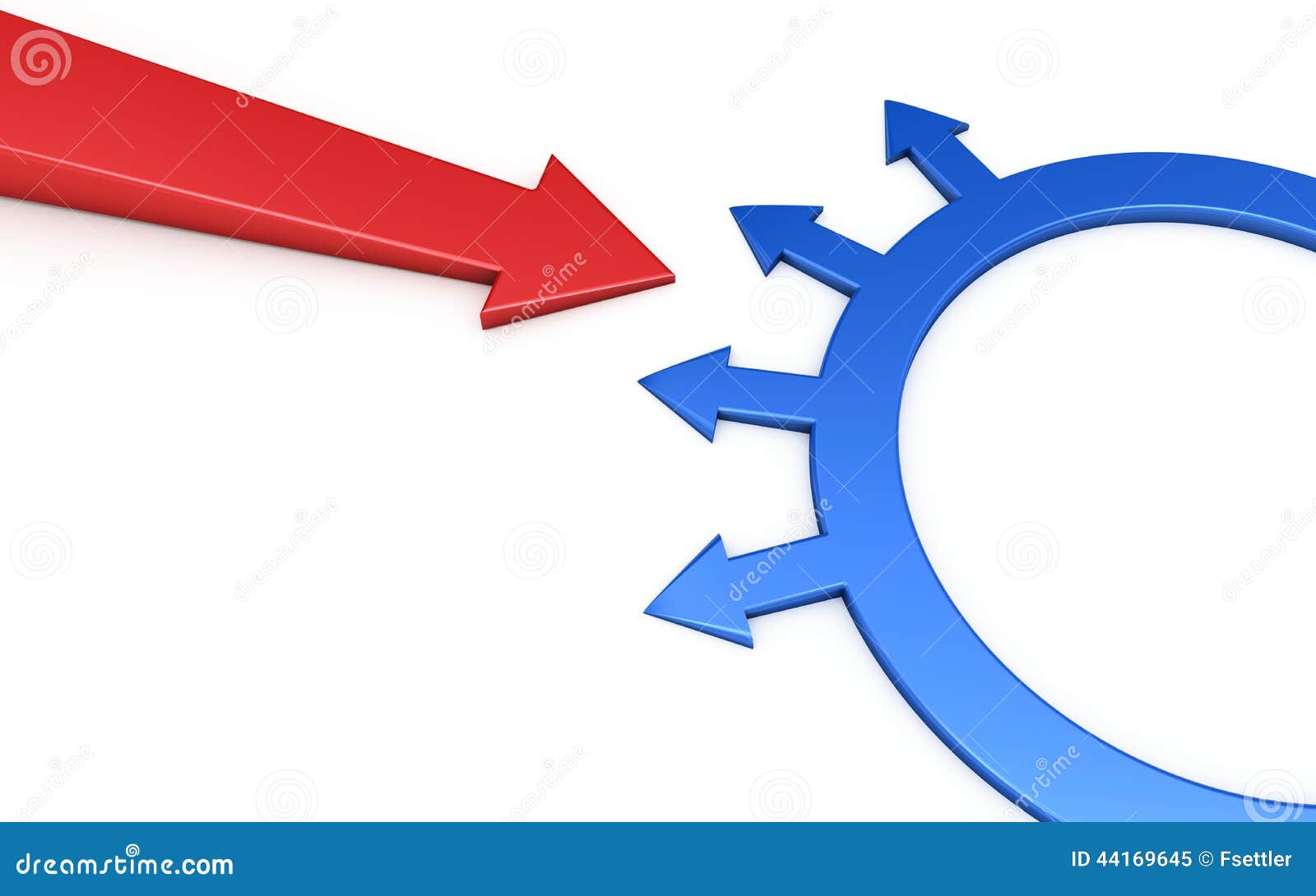 Arrow Concept. Attack and Protection Stock Illustration - Illustration ...