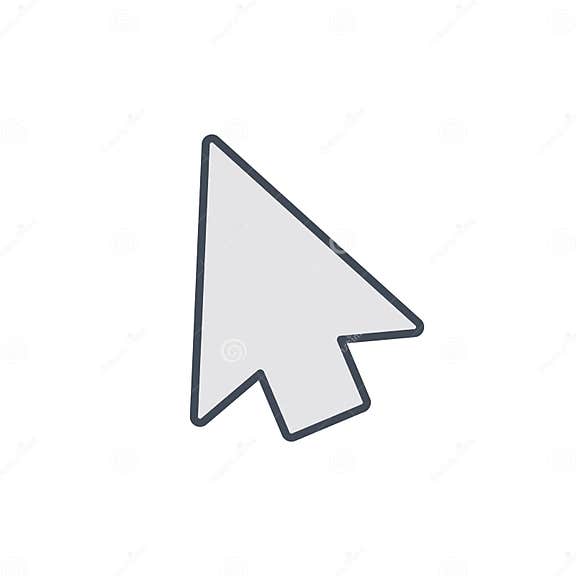 Arrow Cursor Mouse Pointer Select Icon Stock Vector - Illustration of computer, select: 110644863
