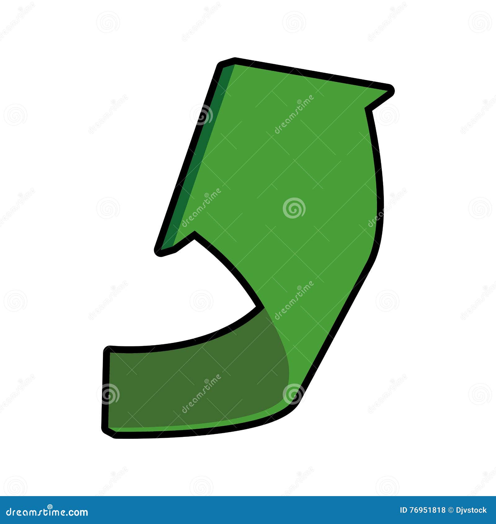 Arrow Curve Direction Infographic Icon. Vector Graphic Stock Vector ...