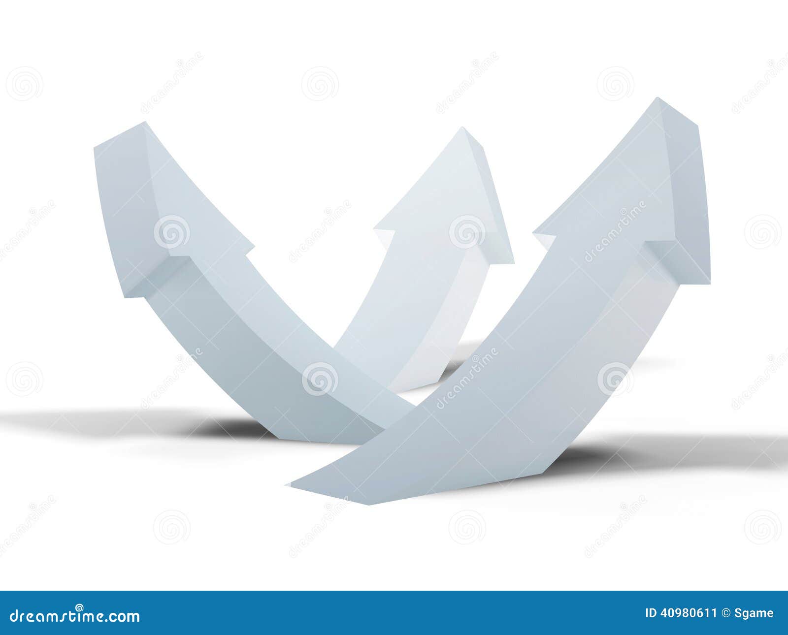 Arrow curve up stock illustration. Illustration of graphic - 40980611