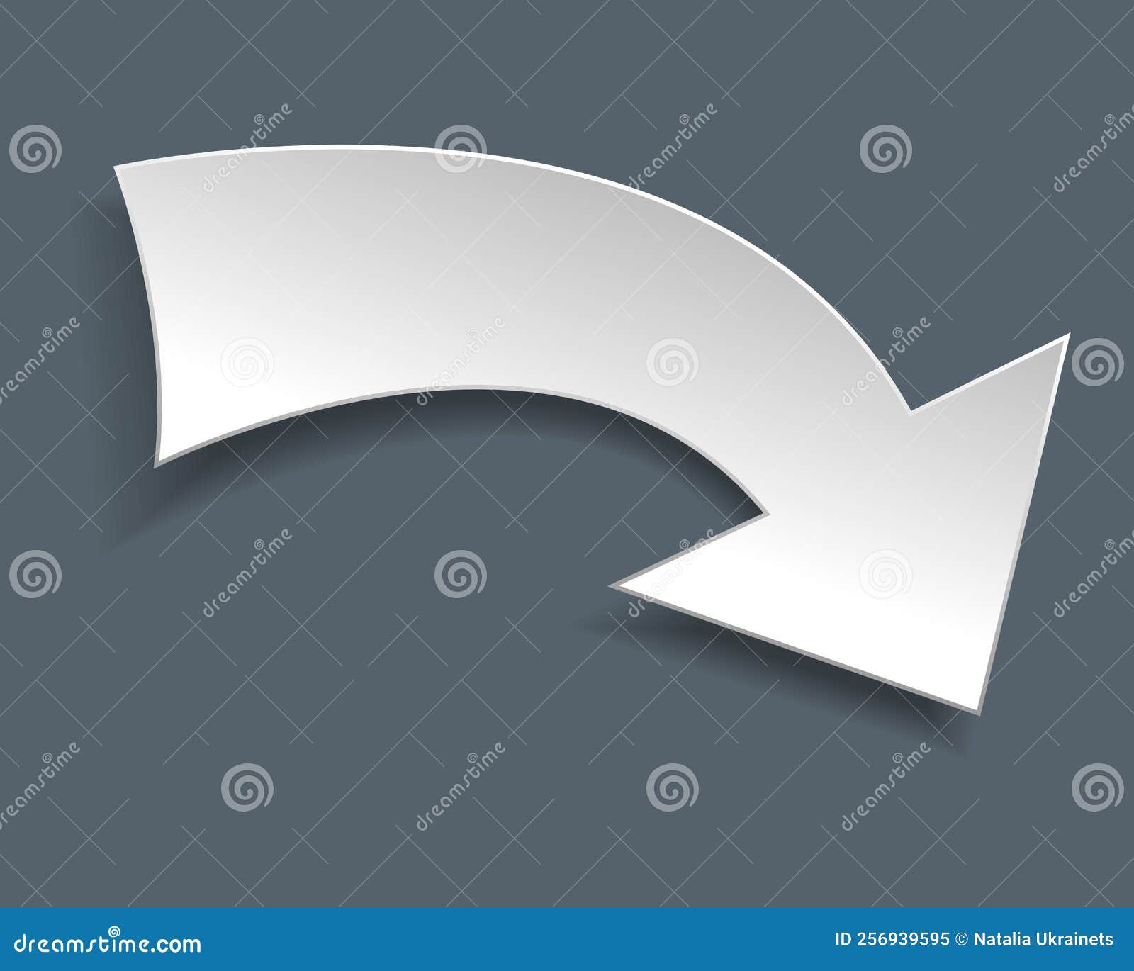 Arrow 3d button icon stock vector. Illustration of arrow - 256939595
