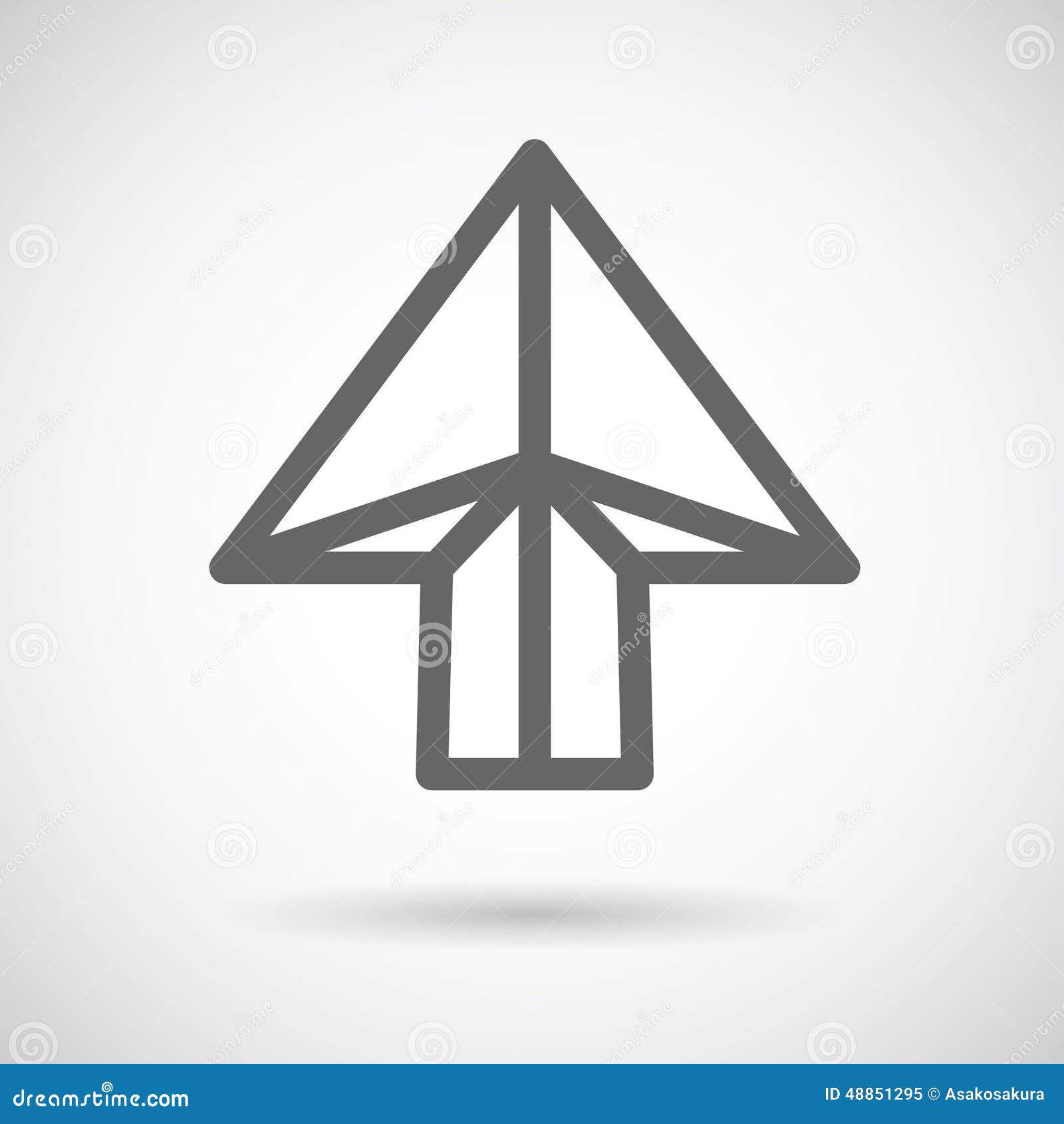 Cursor Vector Illustrationwith Rounded Corners Pointer Icon ...