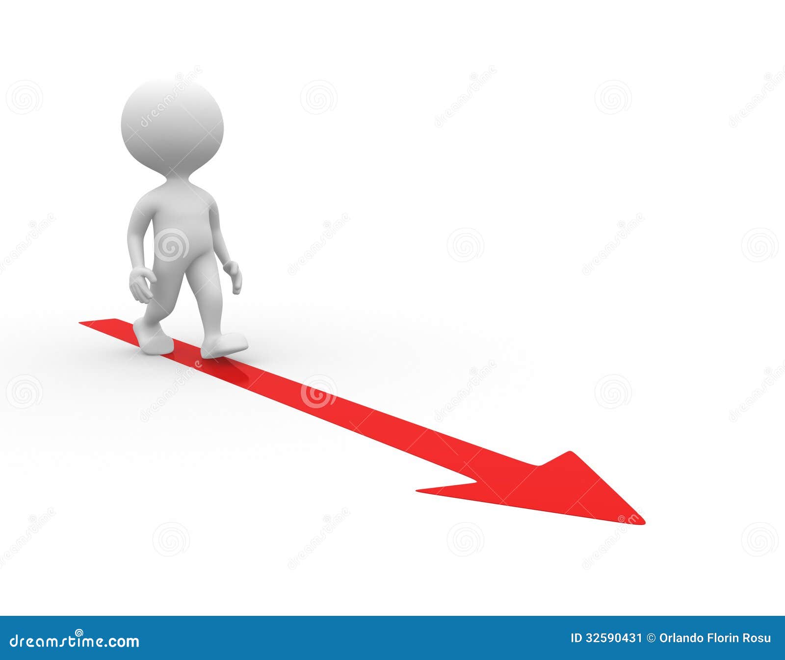 Arrow stock illustration. Illustration of character, people - 32590431