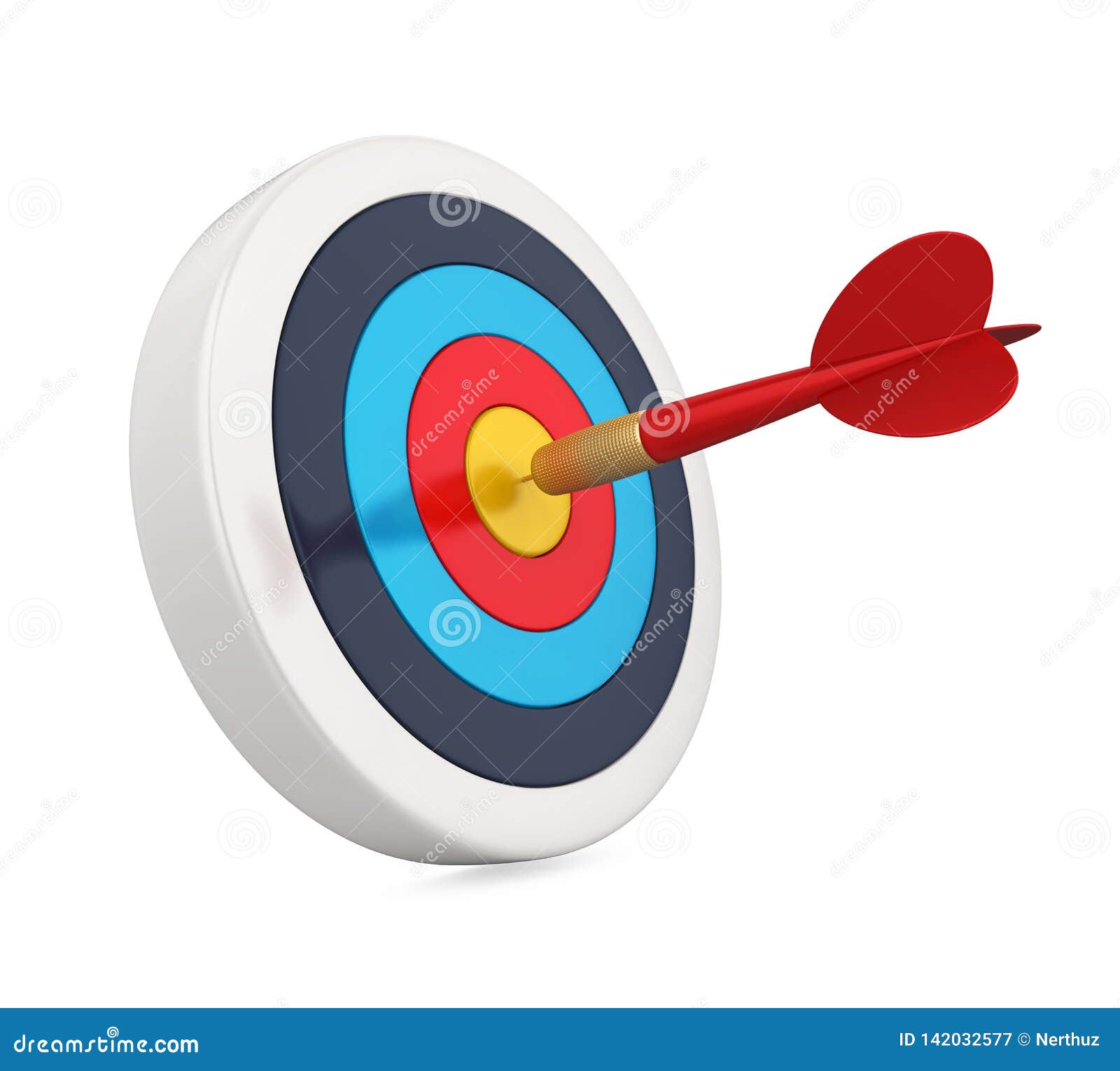 Arrow Darts and Target Isolated Stock Illustration - Illustration of ...